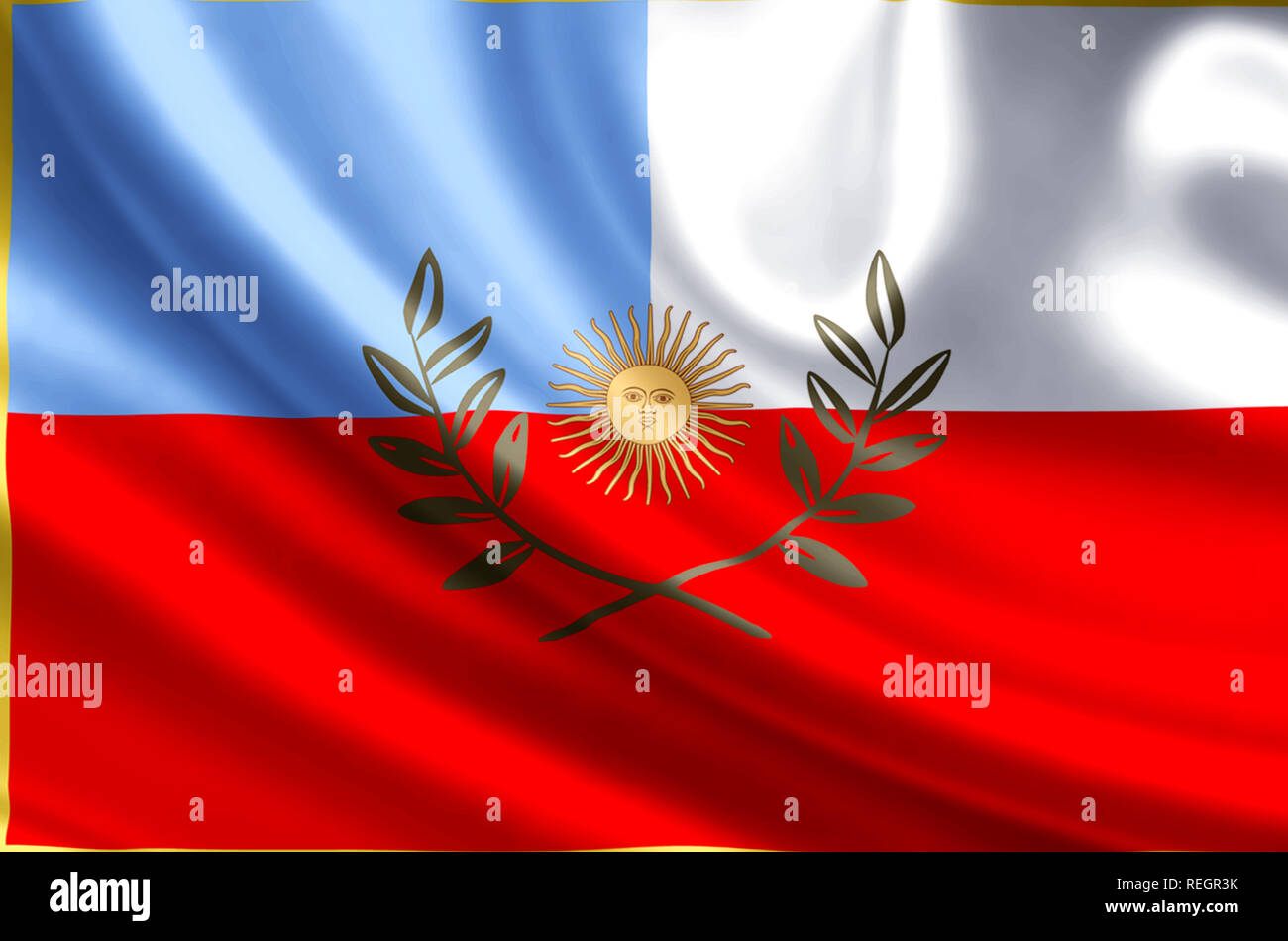 Catamarca waving and closeup flag illustration. Perfect for background ...