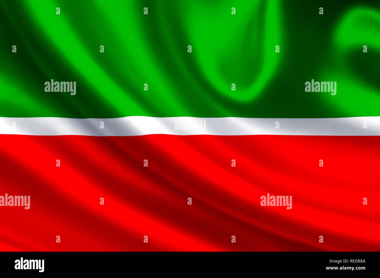 Tatarstan waving and closeup flag illustration. Perfect for background ...