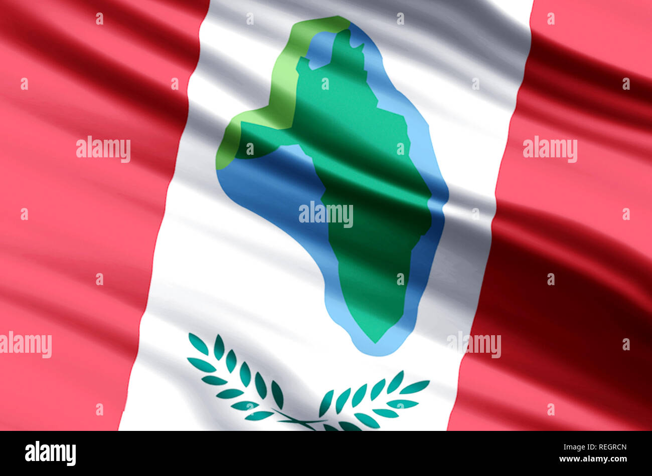 Cumberland Head waving and closeup flag illustration. Perfect for ...