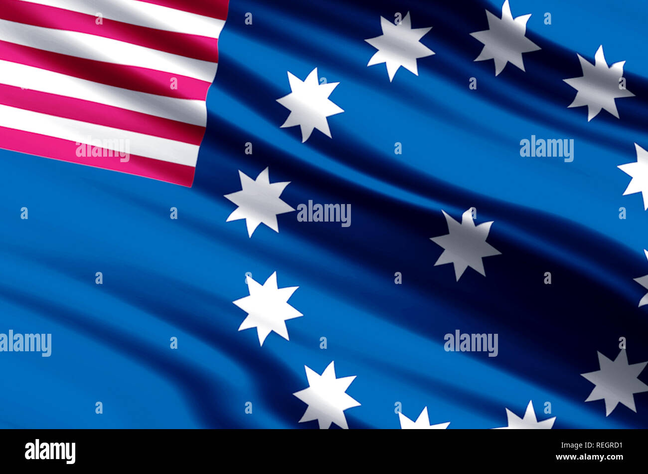 Easton Pennsylvania waving and closeup flag illustration. Perfect for ...