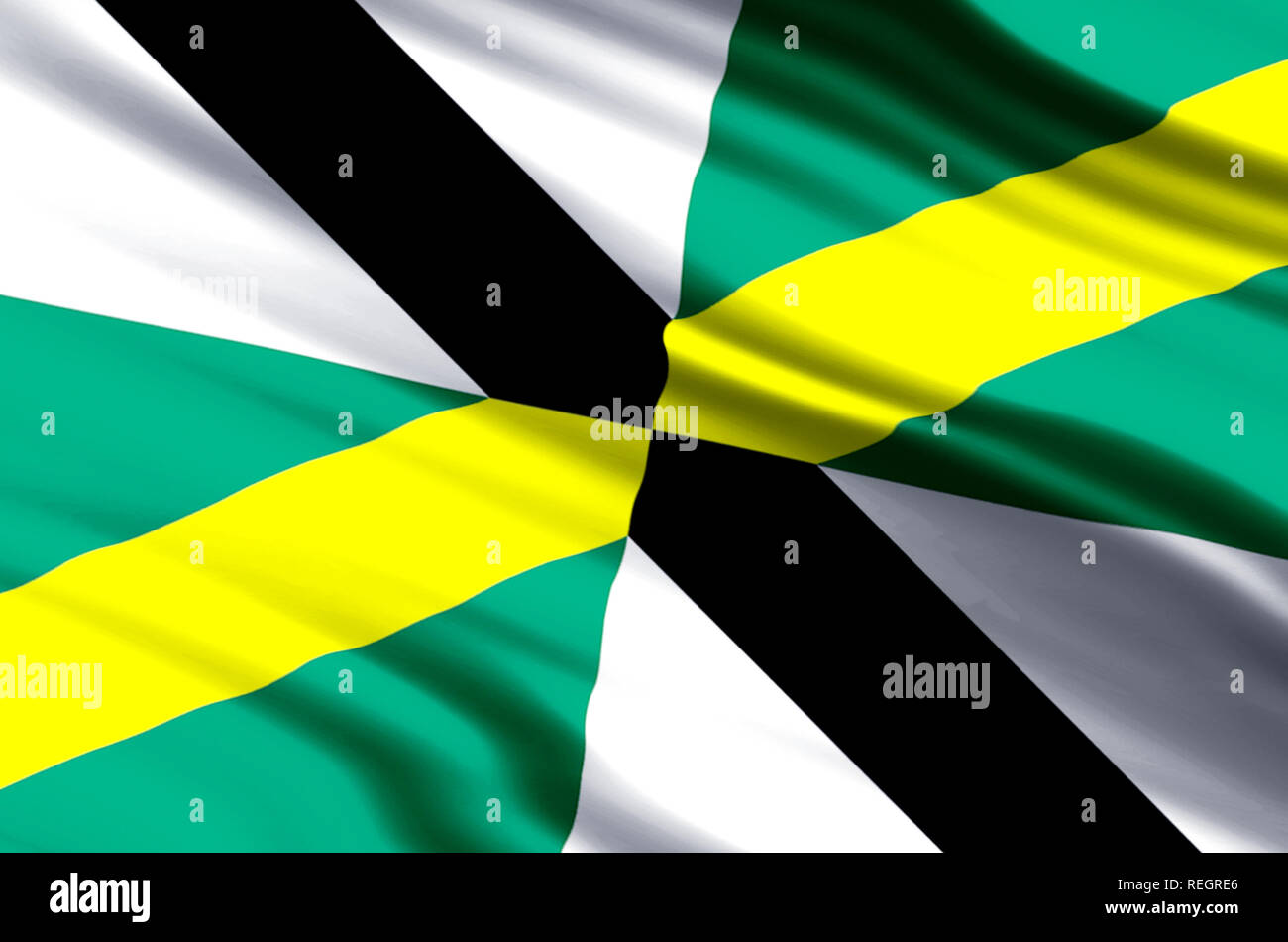 Monterey California waving and closeup flag illustration. Perfect for ...