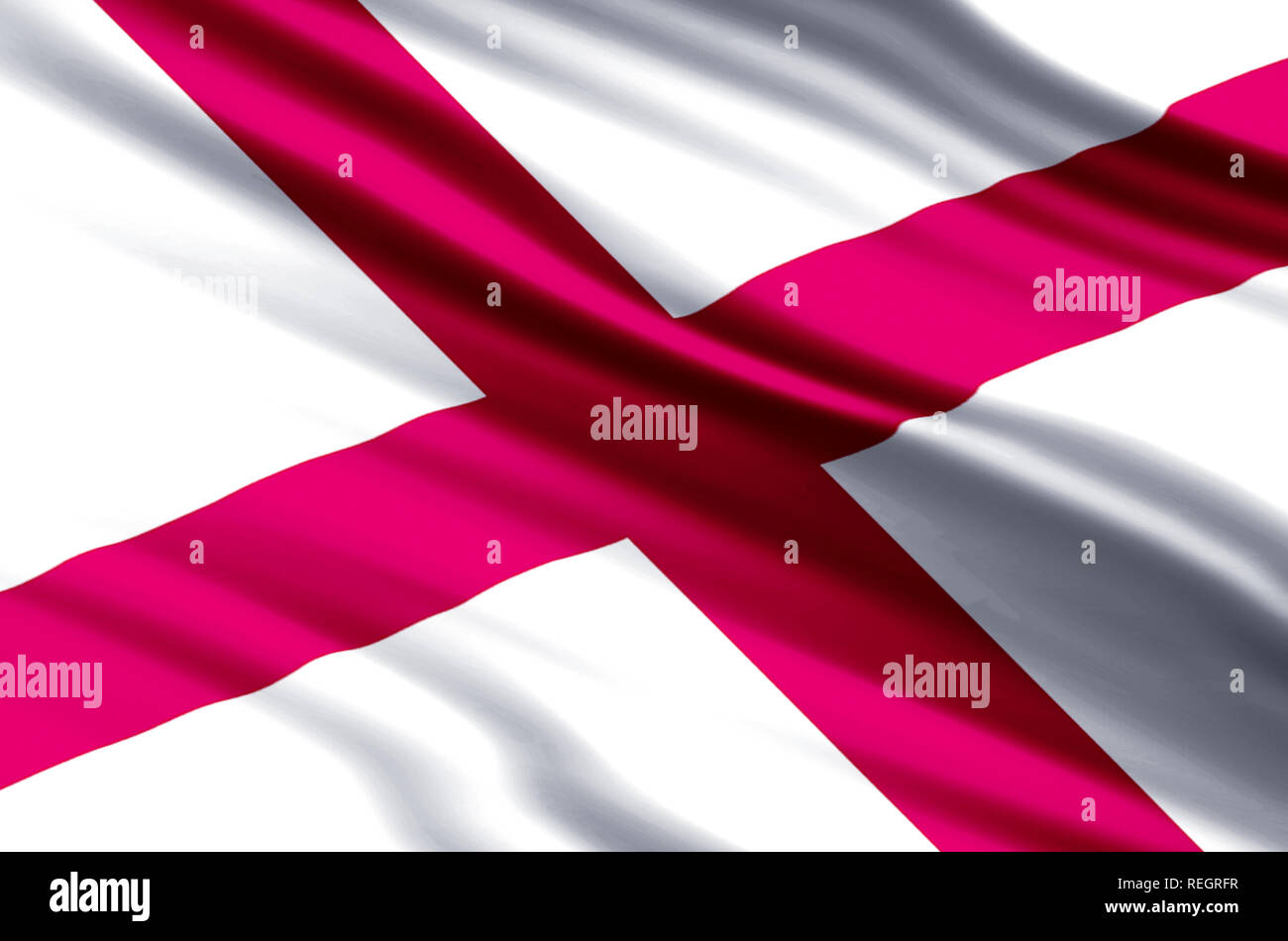 Alabama waving and closeup flag illustration. Perfect for background or ...