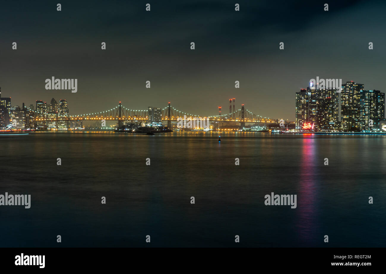 NEW YORK, UNITED STATES - JANUARY 9, 2019: View of the Ed Koch ...