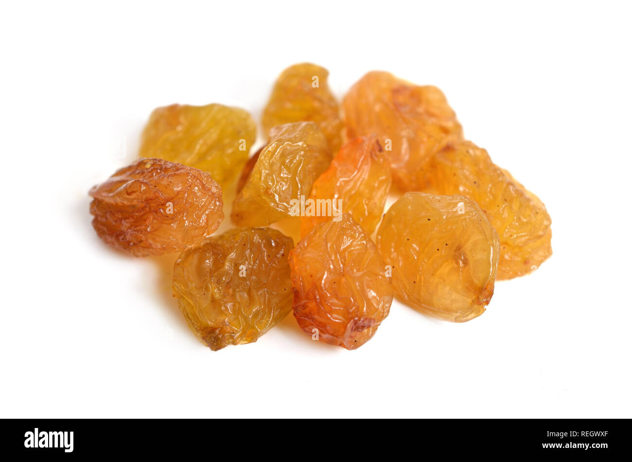 A raisin is a dried grape isolated on white background Stock Photo - Alamy