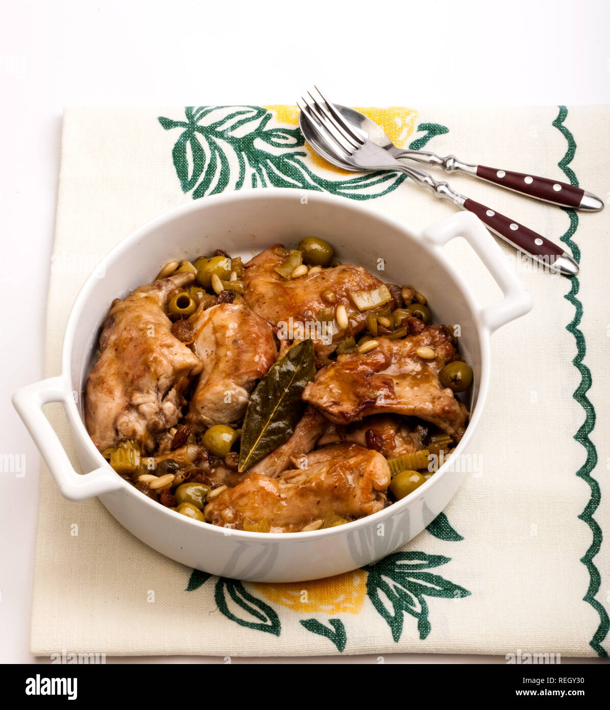 Sweet and sour rabbit Stock Photo - Alamy