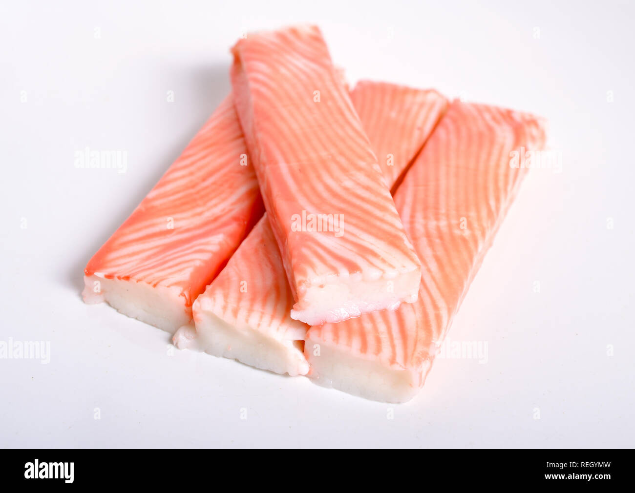 Crab sticks, krab sticks, imitation crab meat or seafood sticks. On ...