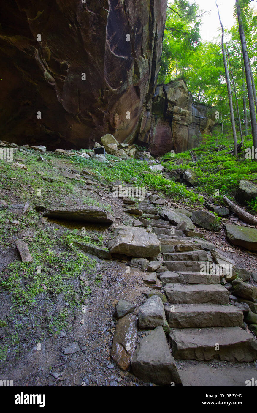 Yahoo Falls Scenic Area, Kentucky Stock Photo - Alamy