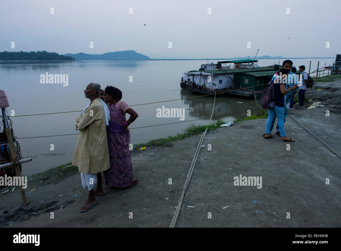 Guwahati the brahmaputra river hi-res stock photography and images - Alamy