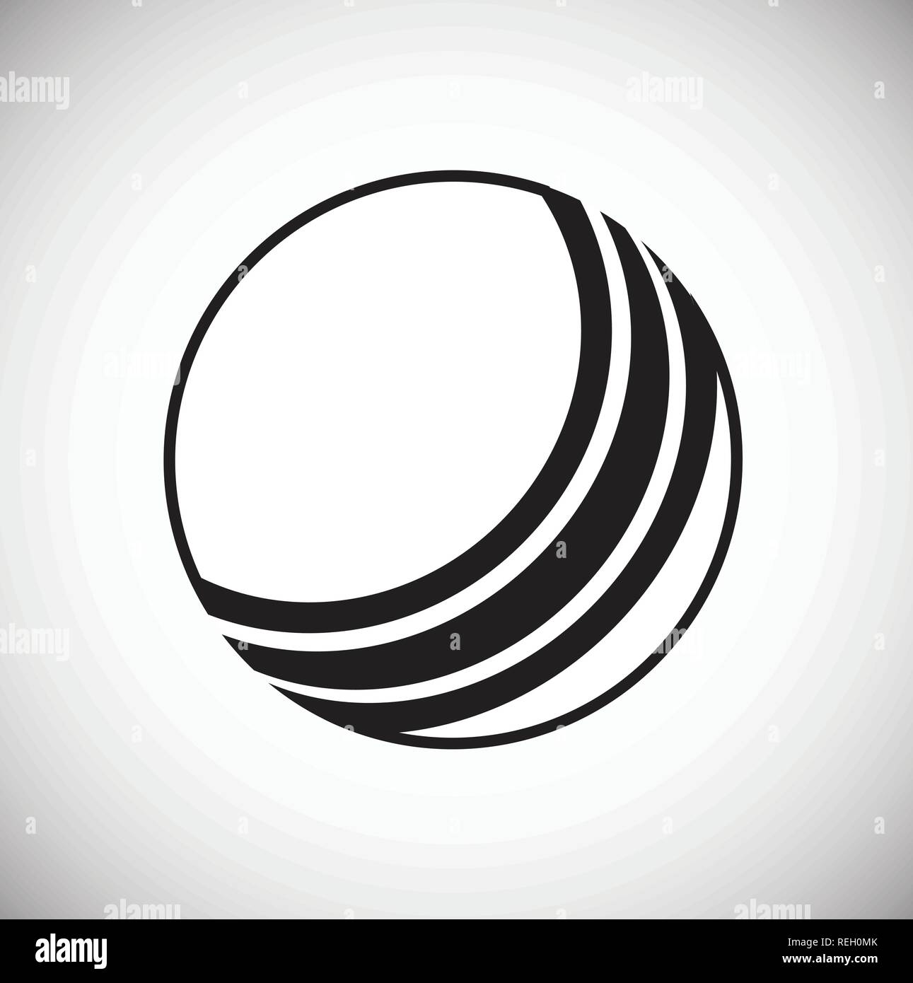 Beach ball icon on white background for graphic and web design, Modern ...