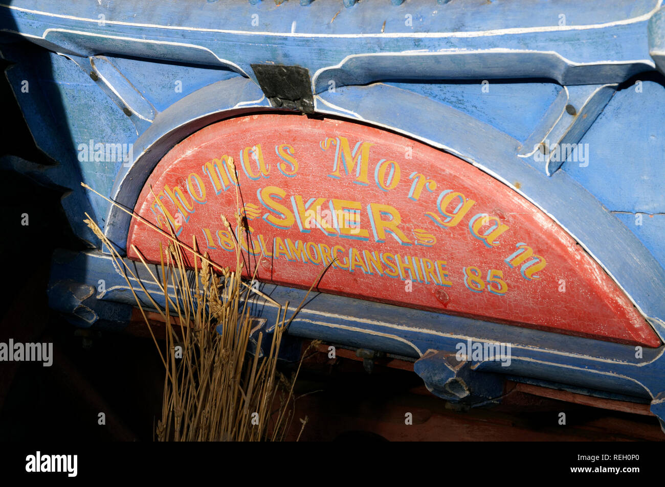 Old Farm Cart and Wheat Sheave, National History Museum/Amgueddfa Werin ...