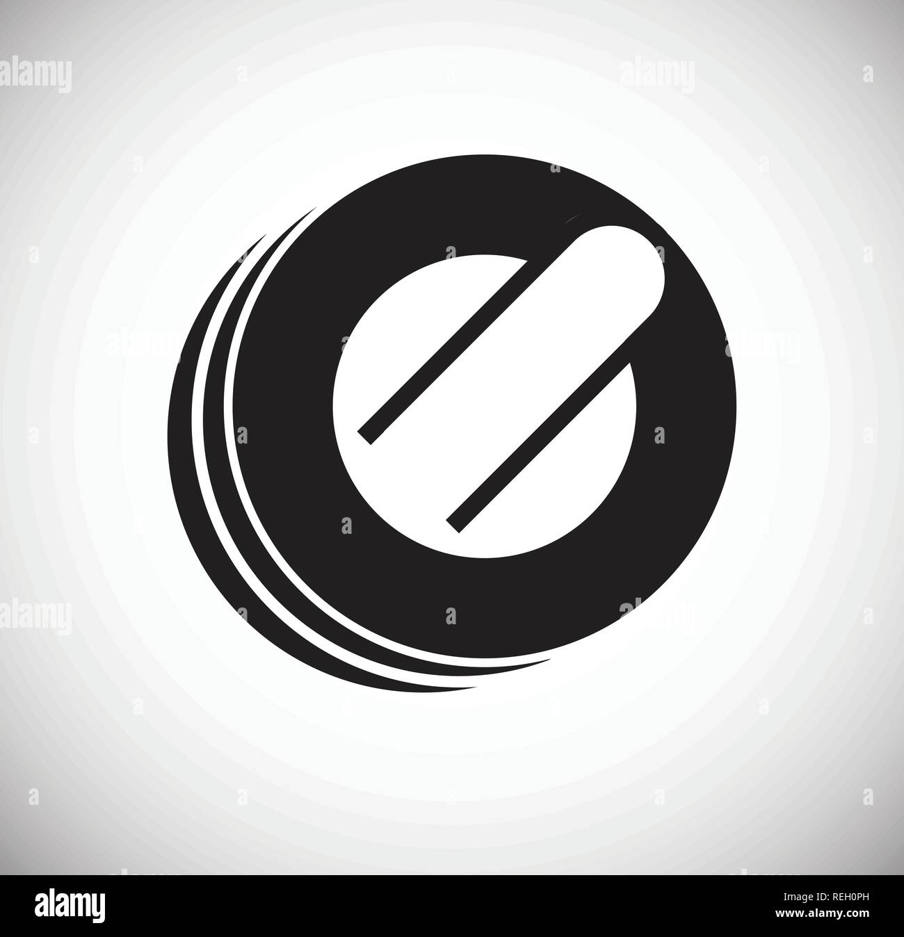 Curling icon on white background for graphic and web design, Modern ...