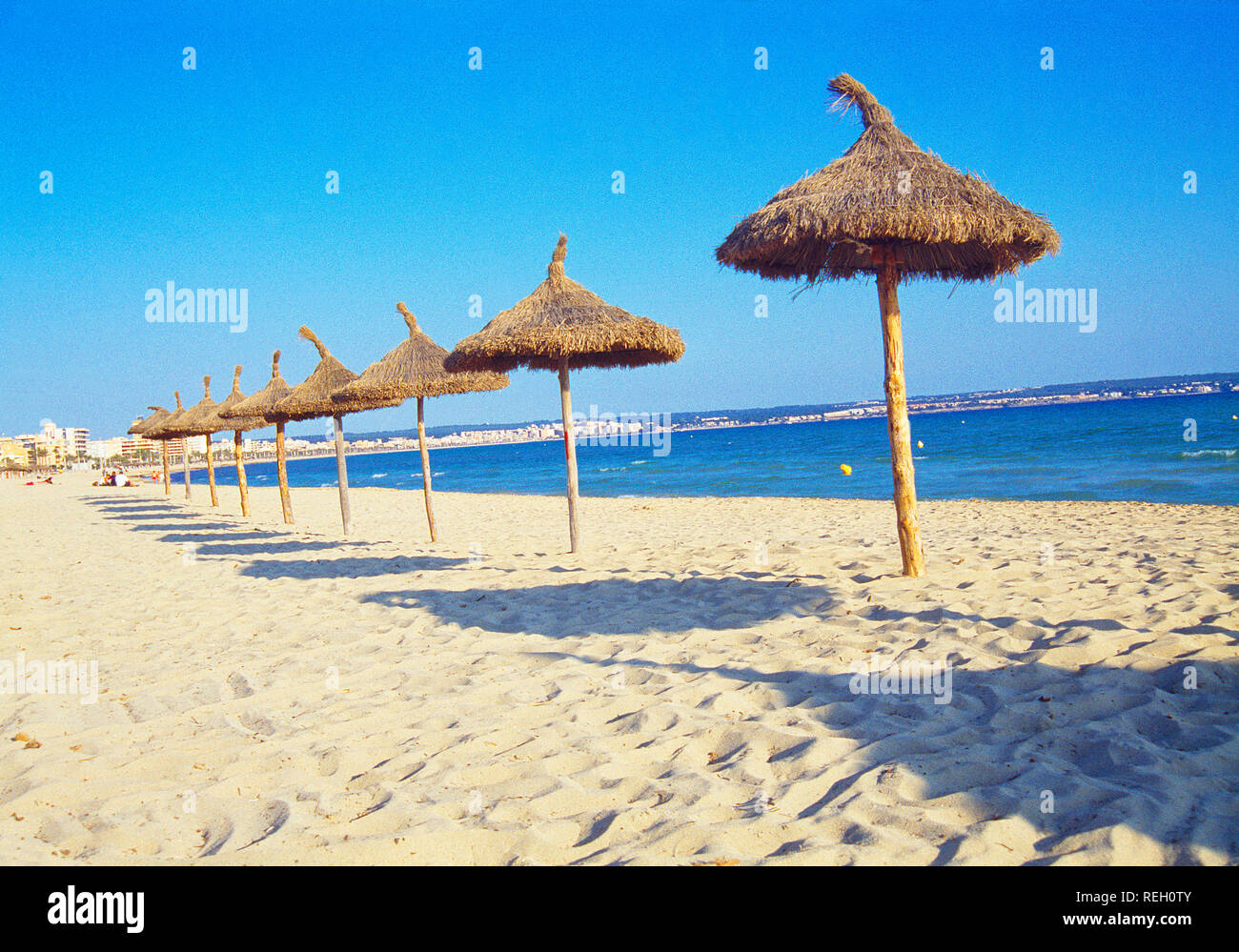 Beach. Palma de Mallorca, Balearic Islands, Spain Stock Photo - Alamy