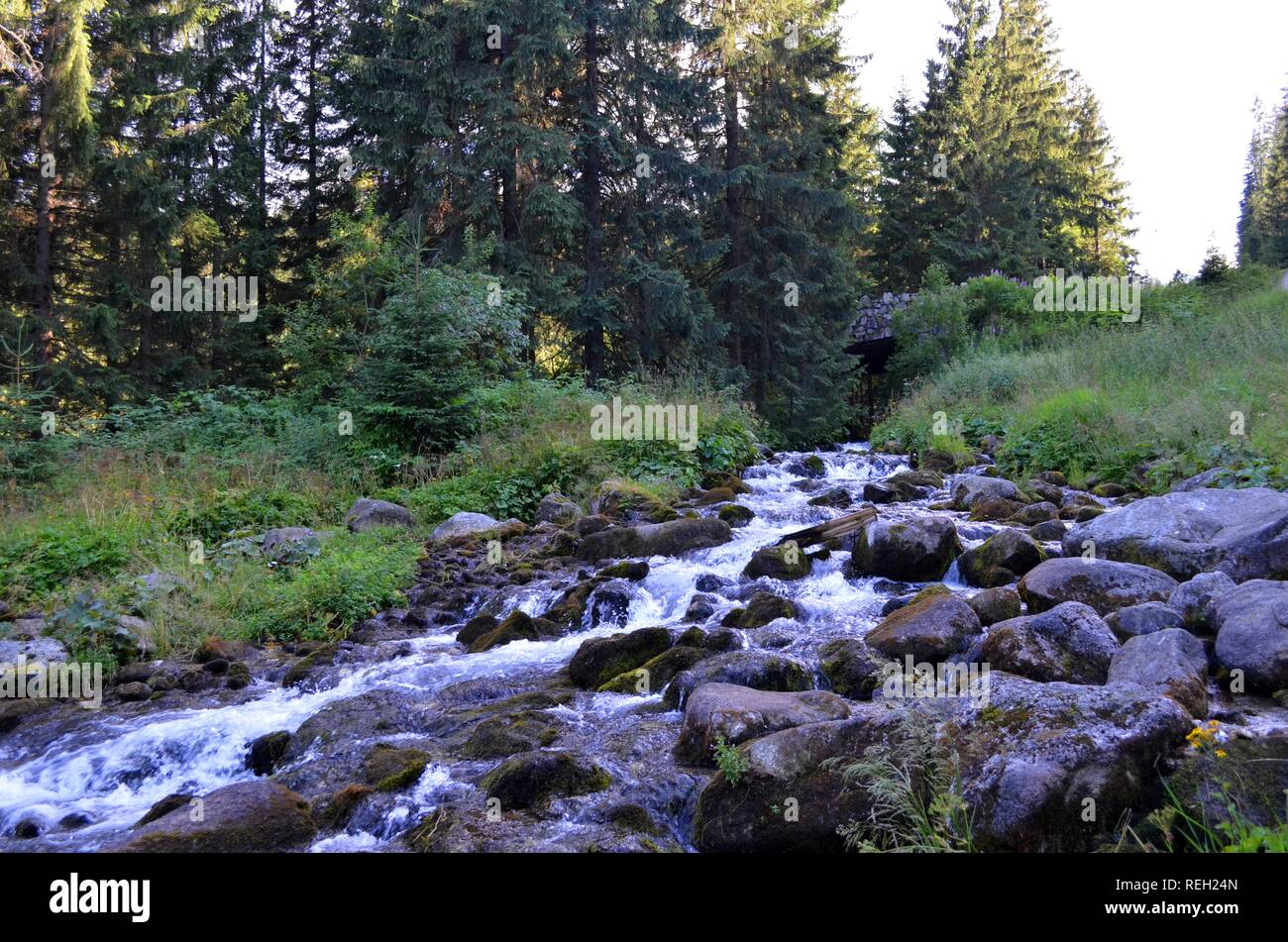 old rocks and the blue sky Stock Photo - Alamy