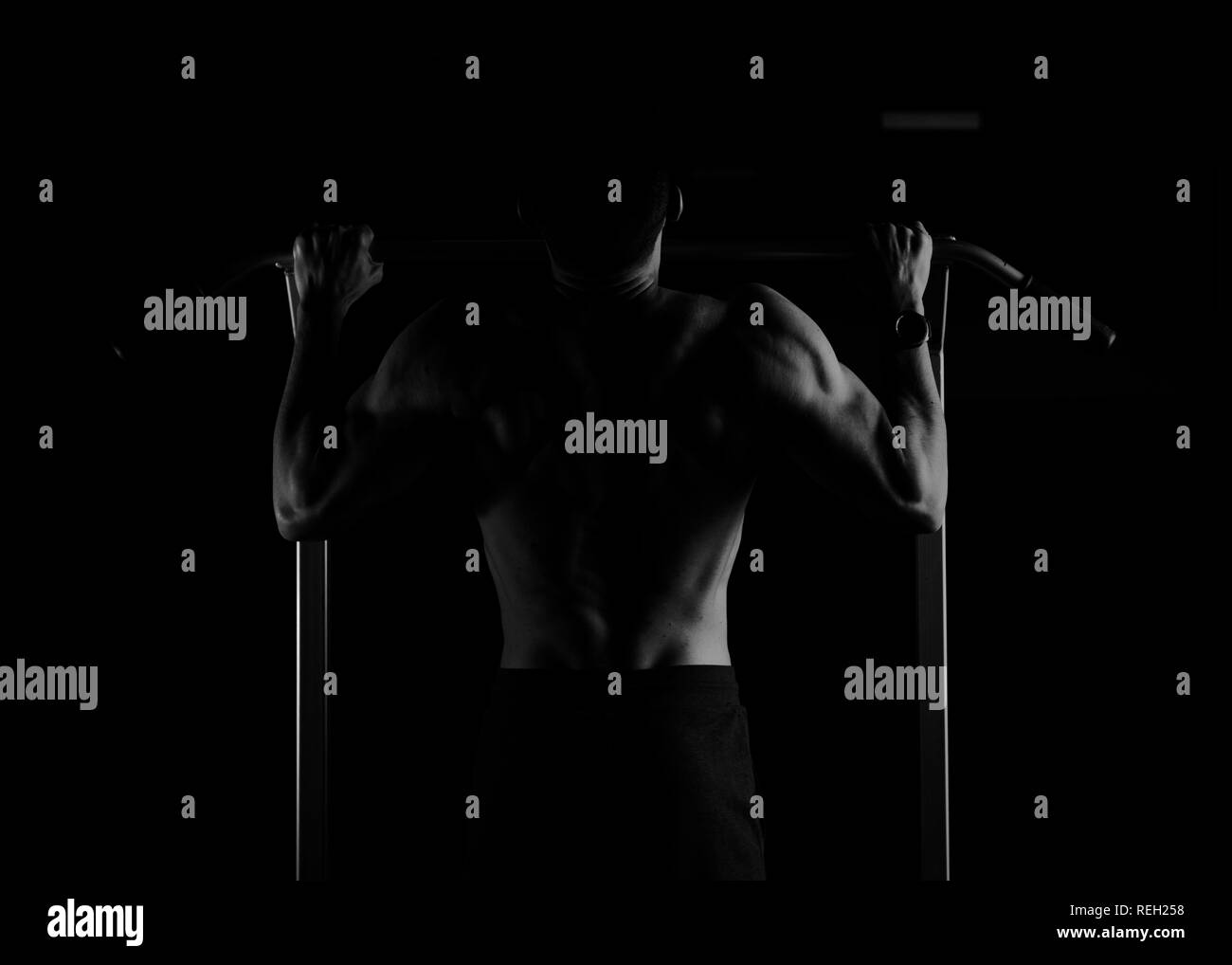 Bodybuilder Black and White Stock Photos & Images - Alamy