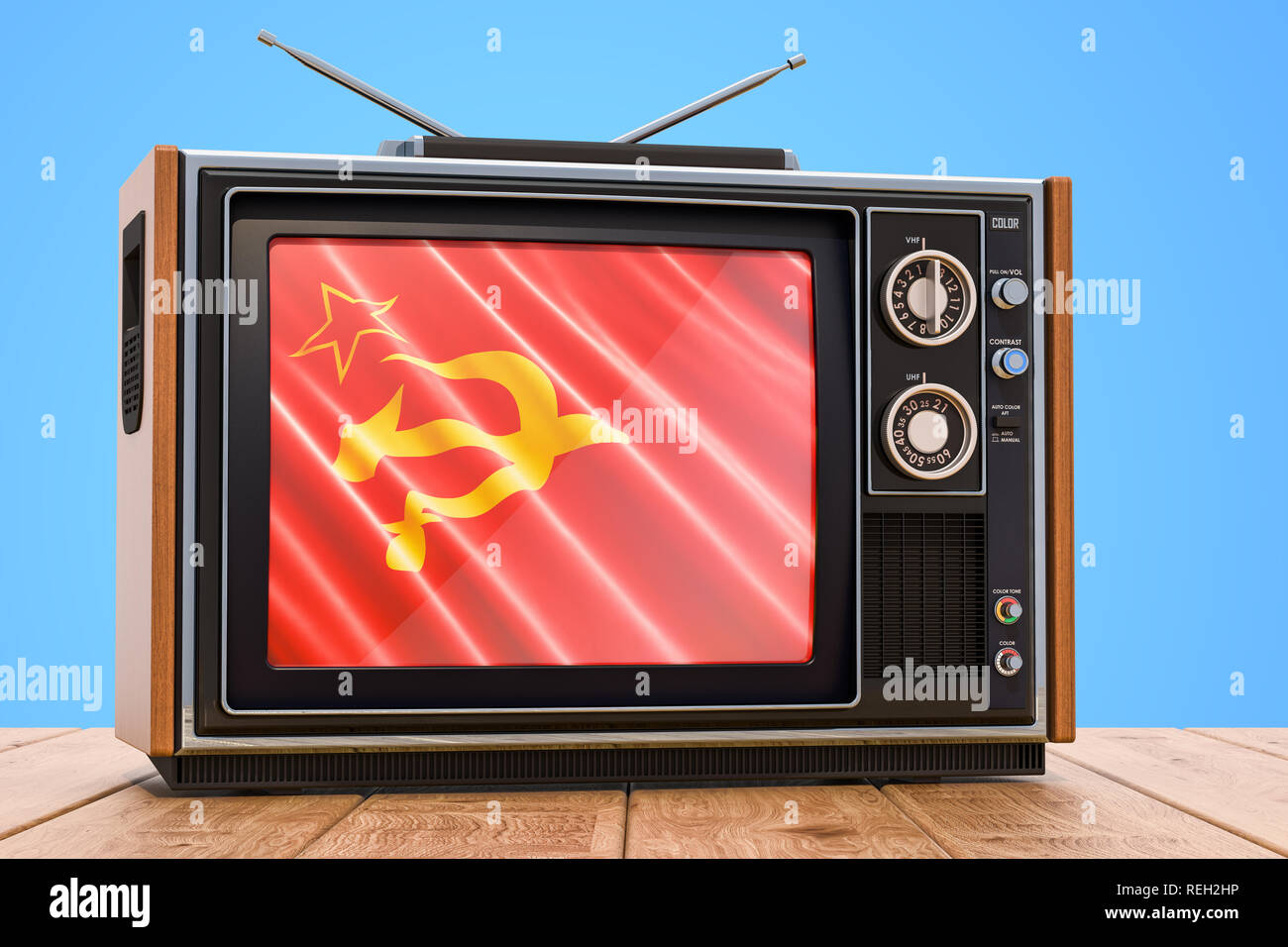 USSR Television concept, 3D rendering Stock Photo - Alamy