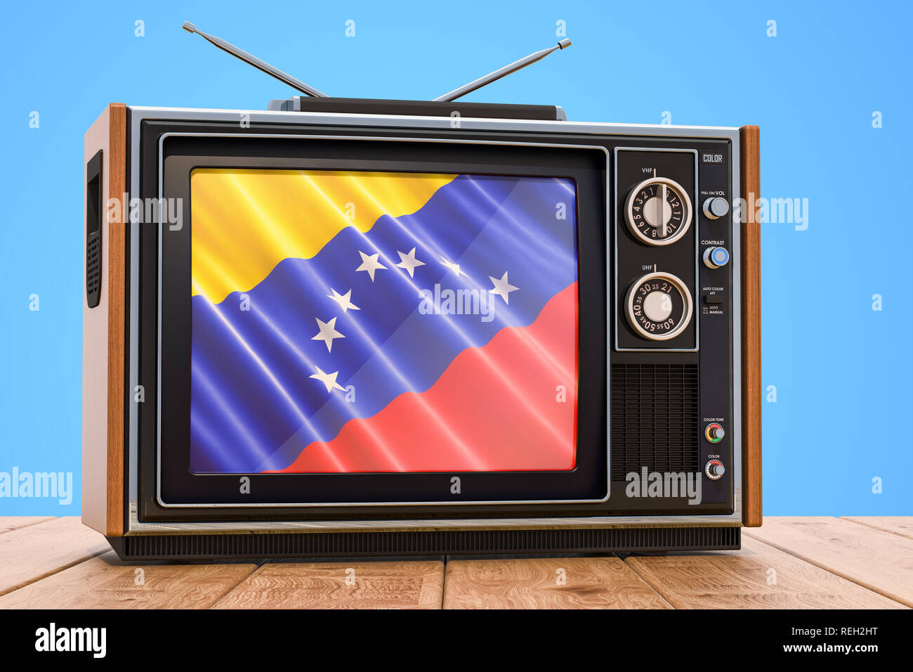 Venezuelan Television concept, 3D rendering Stock Photo - Alamy