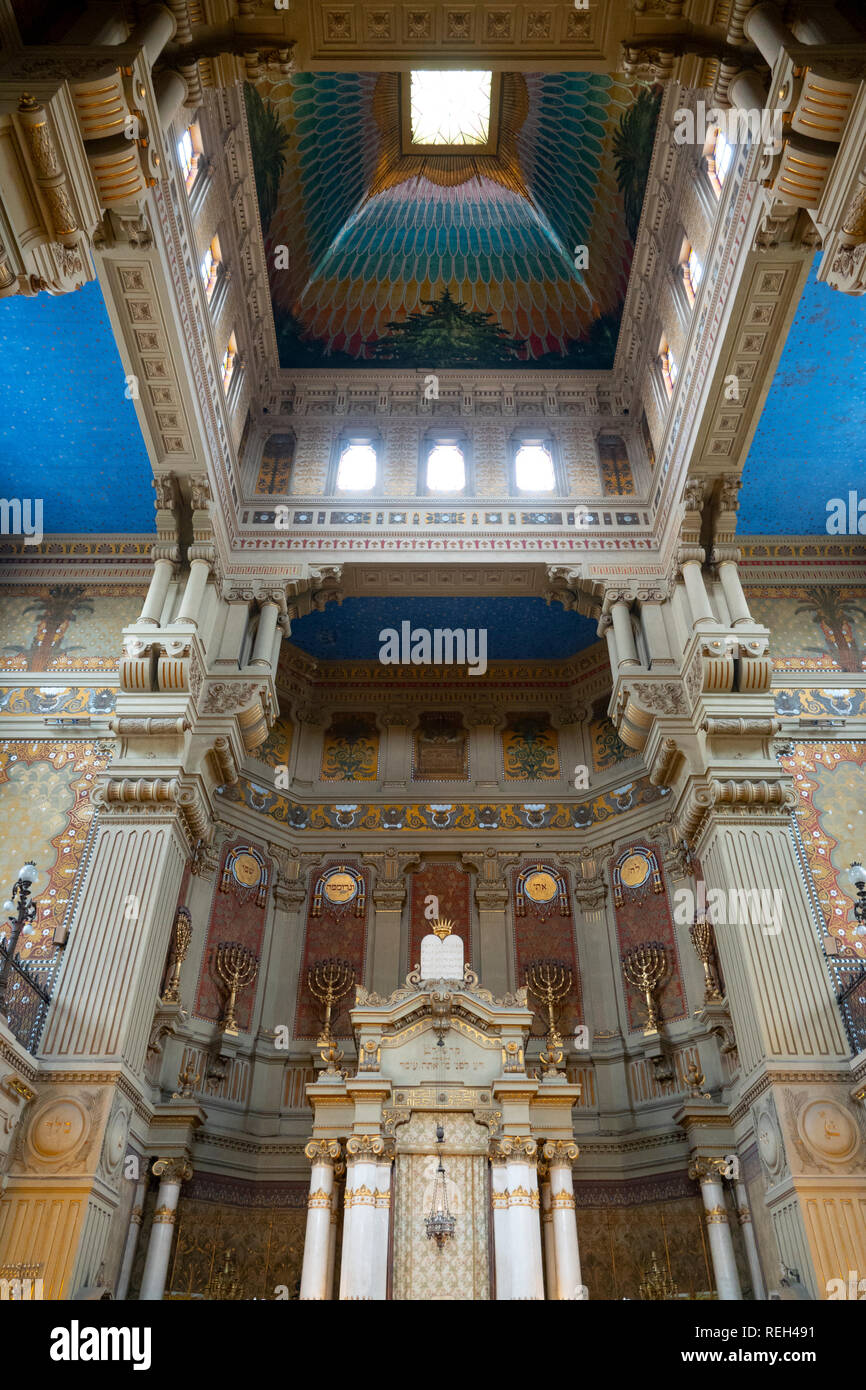 Italy Rome The Great Synagogue of Rome in the old ghetto Jewish Temple ...