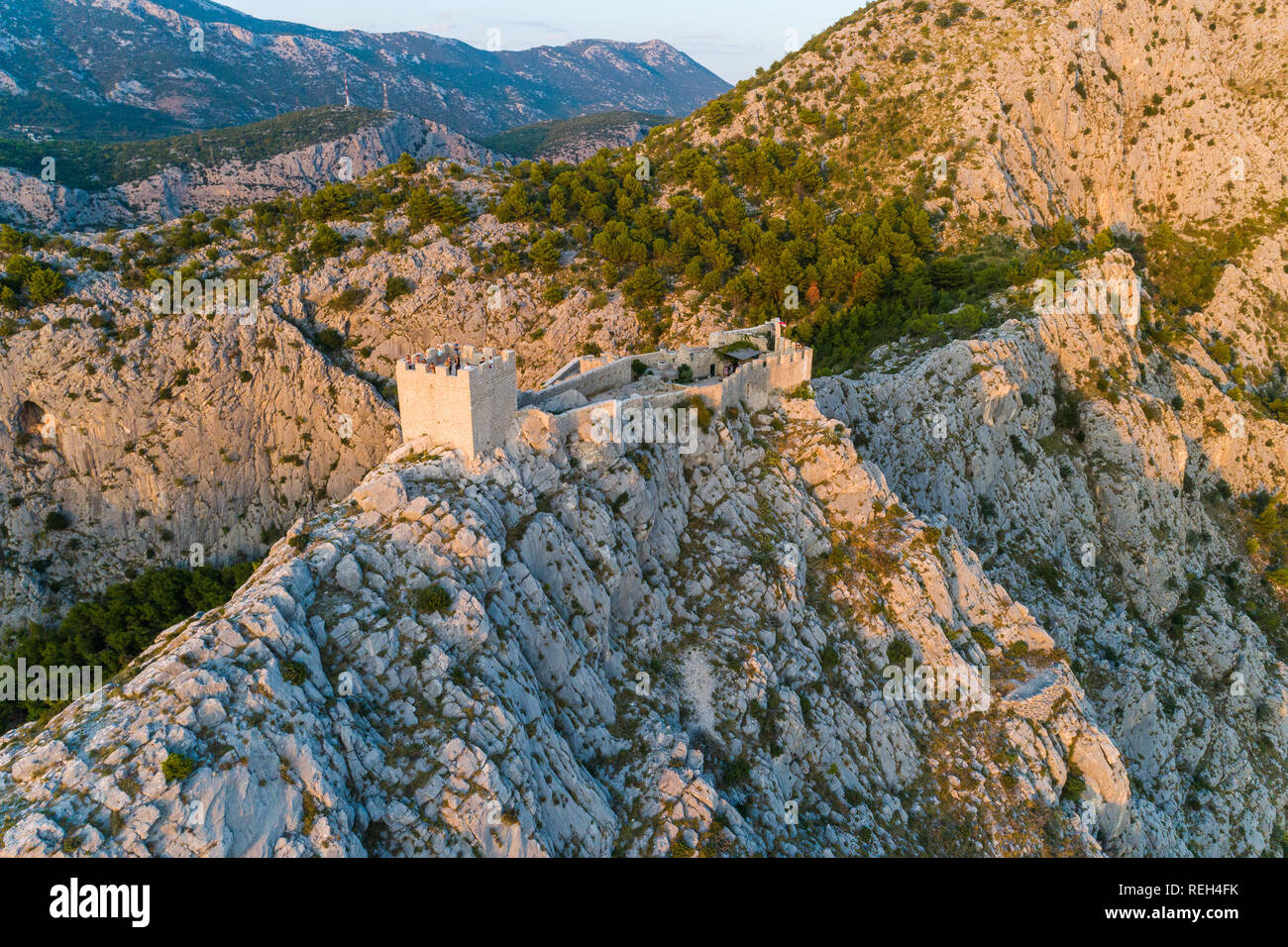 Omis fortress hi-res stock photography and images - Alamy