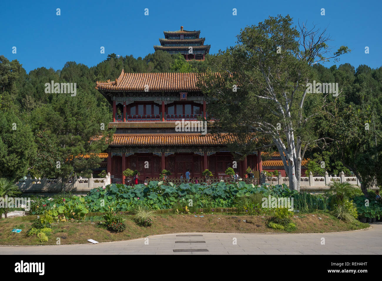 Jingshan park temple hi-res stock photography and images - Alamy