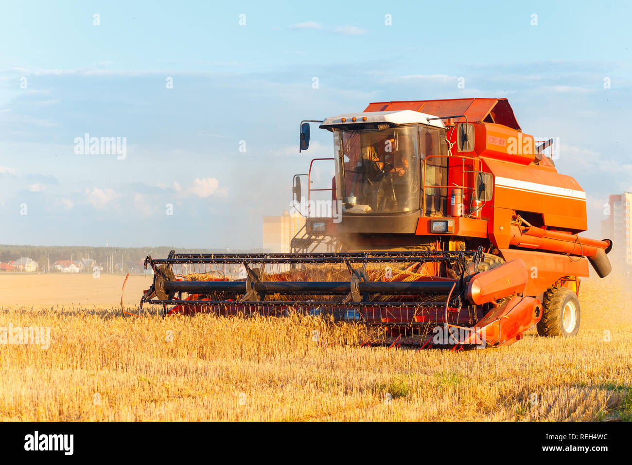 Belarus tractor red hi-res stock photography and images - Alamy