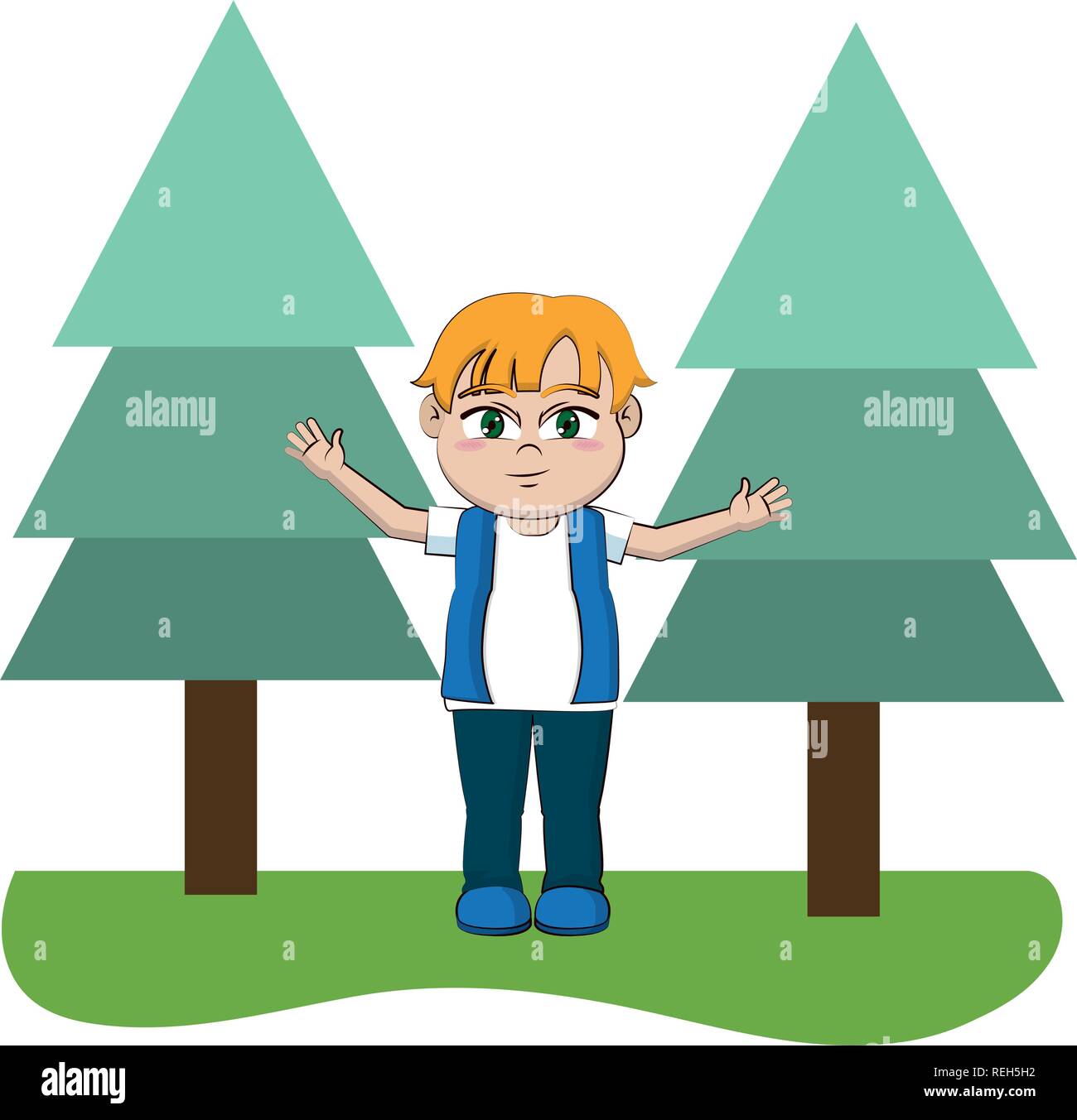 cute child cartoon Stock Vector Image & Art - Alamy