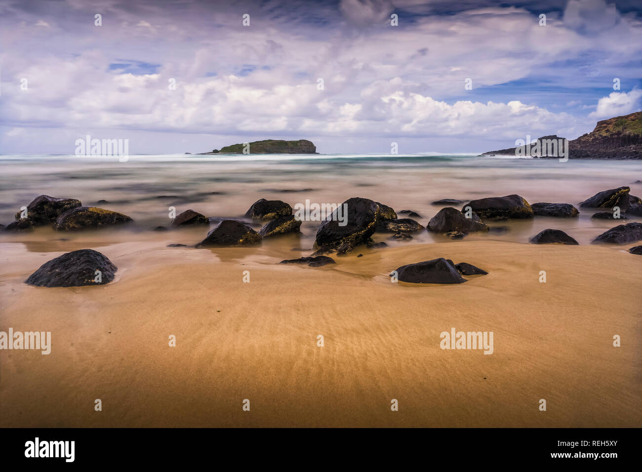 Long exposure off the beach hi-res stock photography and images - Alamy