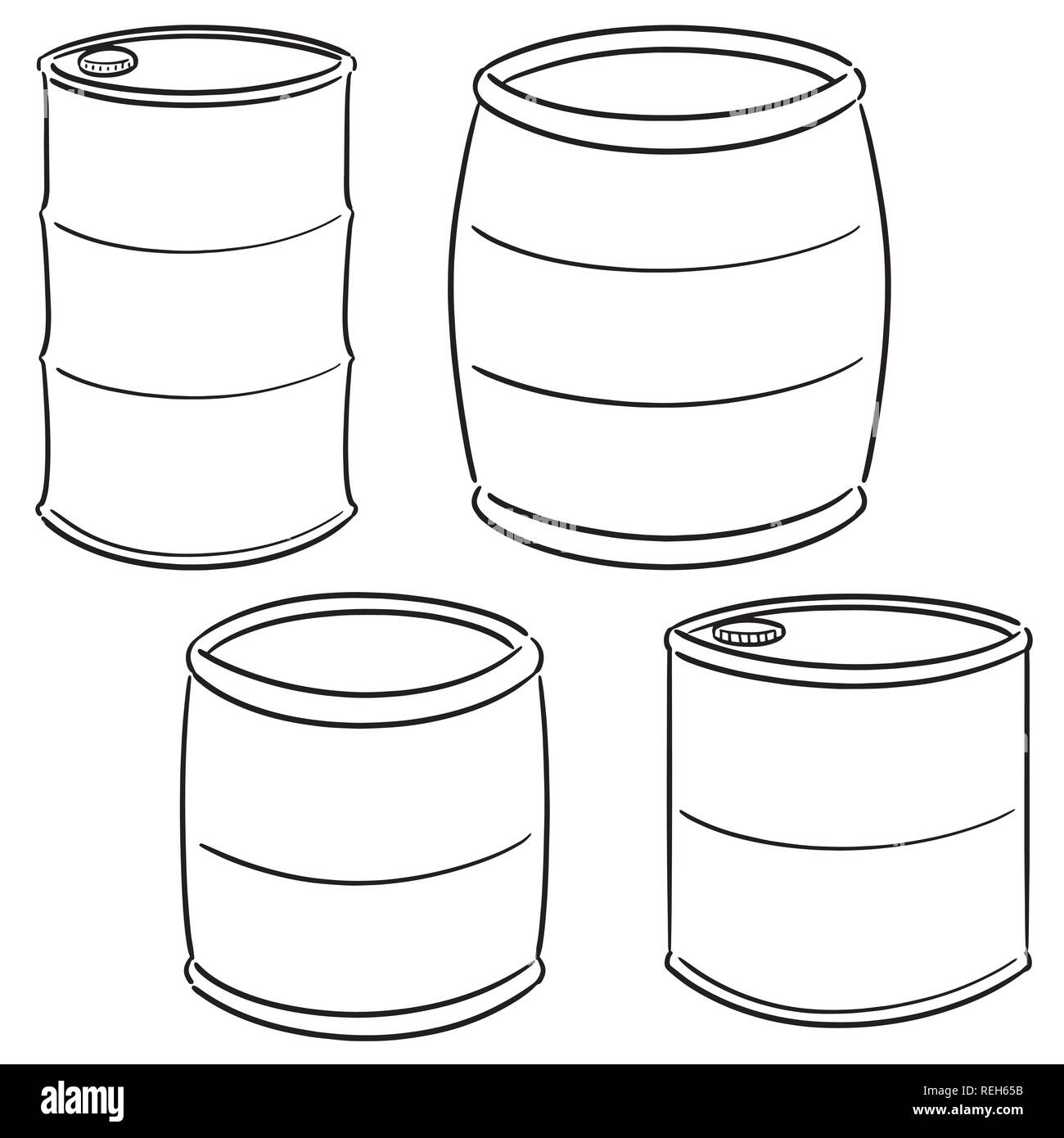Oil barrel sketch hi-res stock photography and images - Alamy