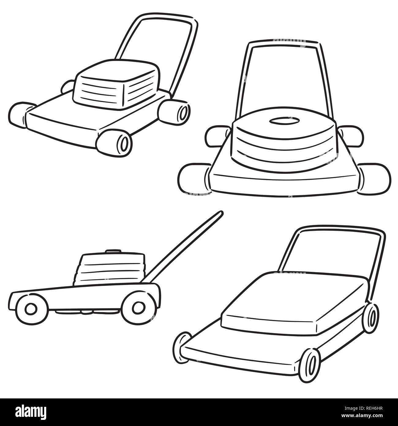 Easy Cartoon Lawn Mower