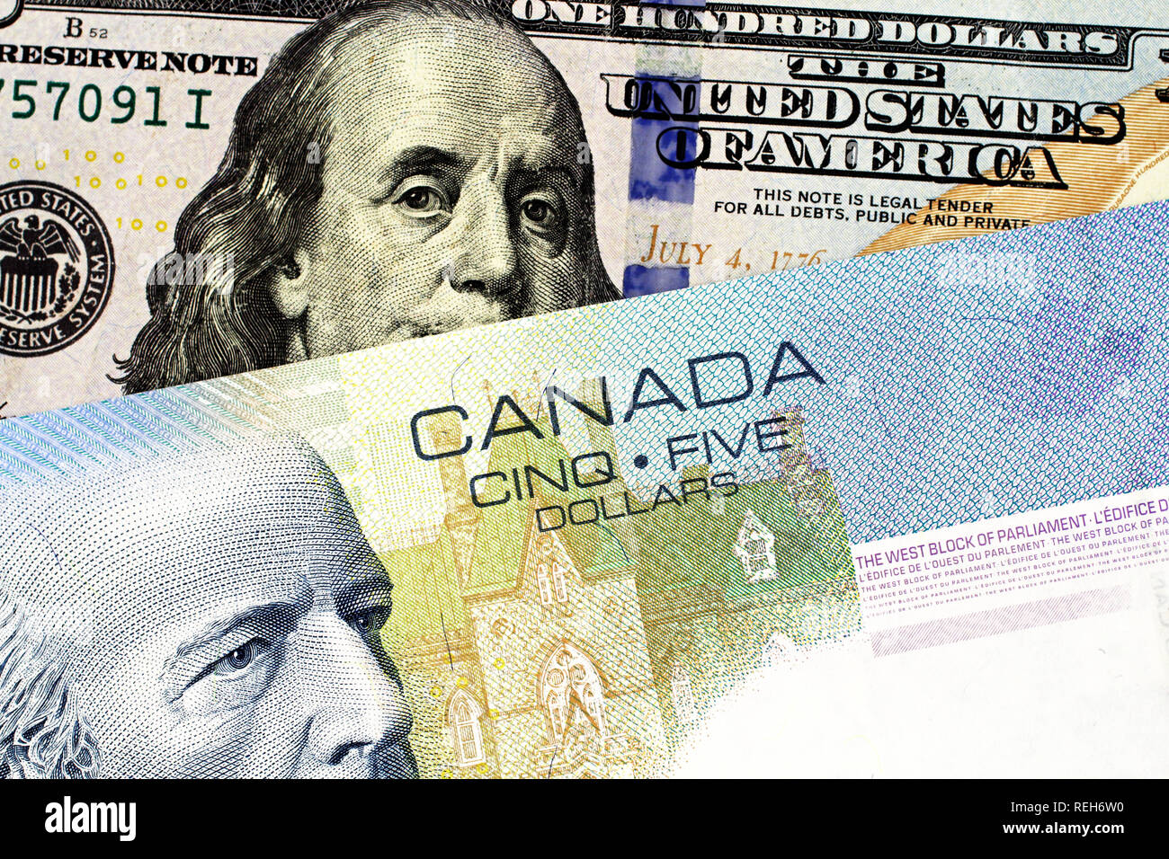 Canadian One Hundred Dollar Bill High Resolution Stock Photography and ...