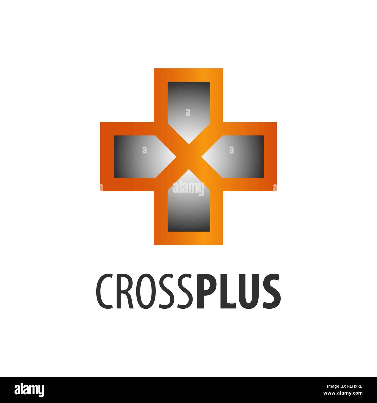 Cross plus logo concept design. Symbol graphic template element Stock ...