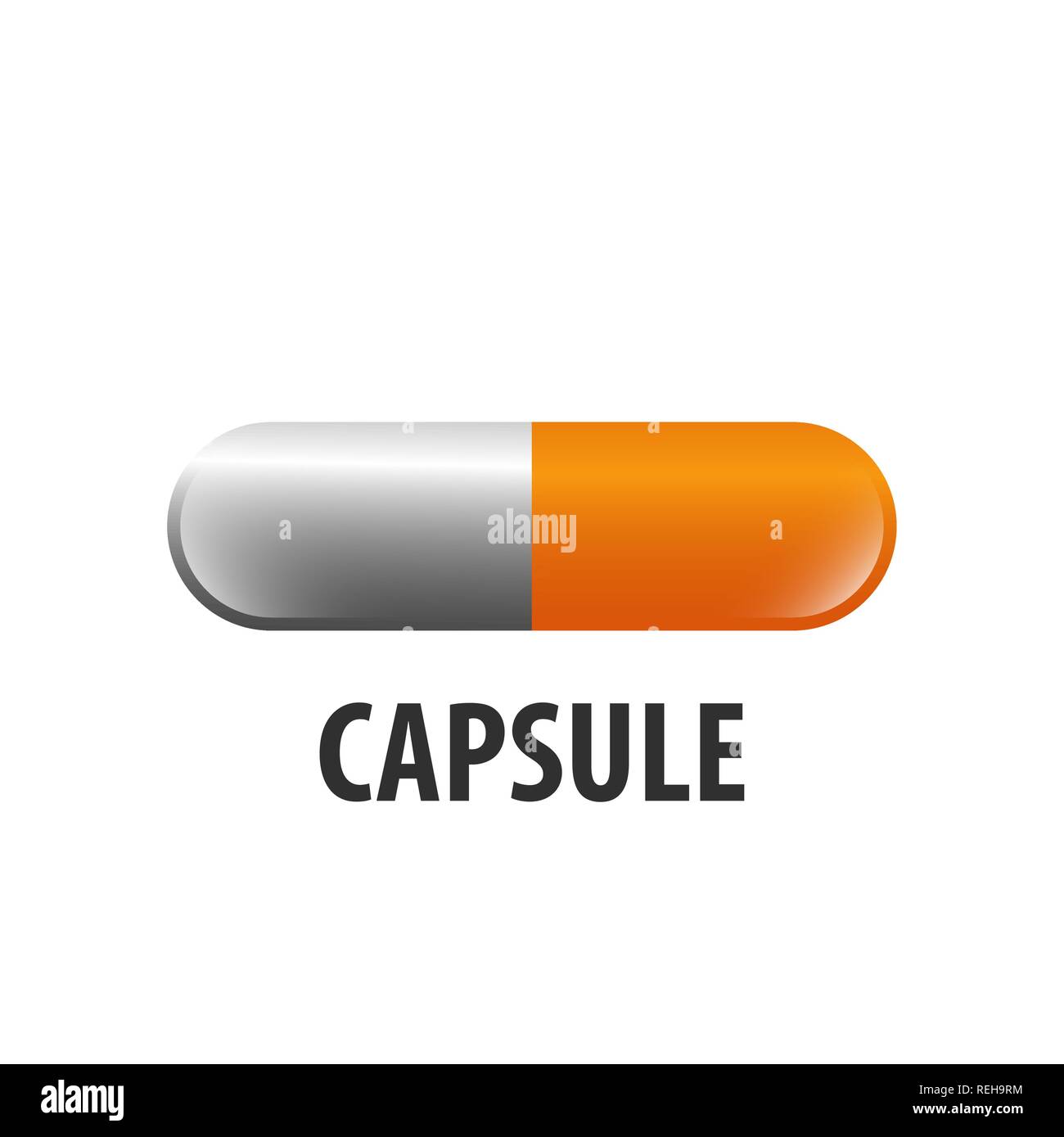 Capsule loading logo concept design. Symbol graphic template element ...