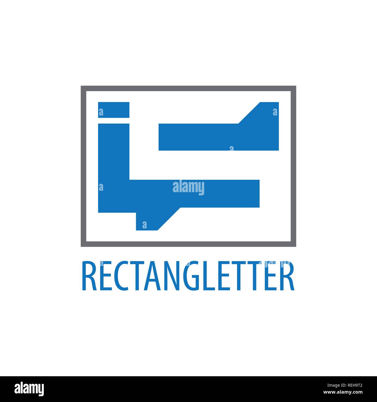 Letter rectangle logo sign symbol hi-res stock photography and images ...