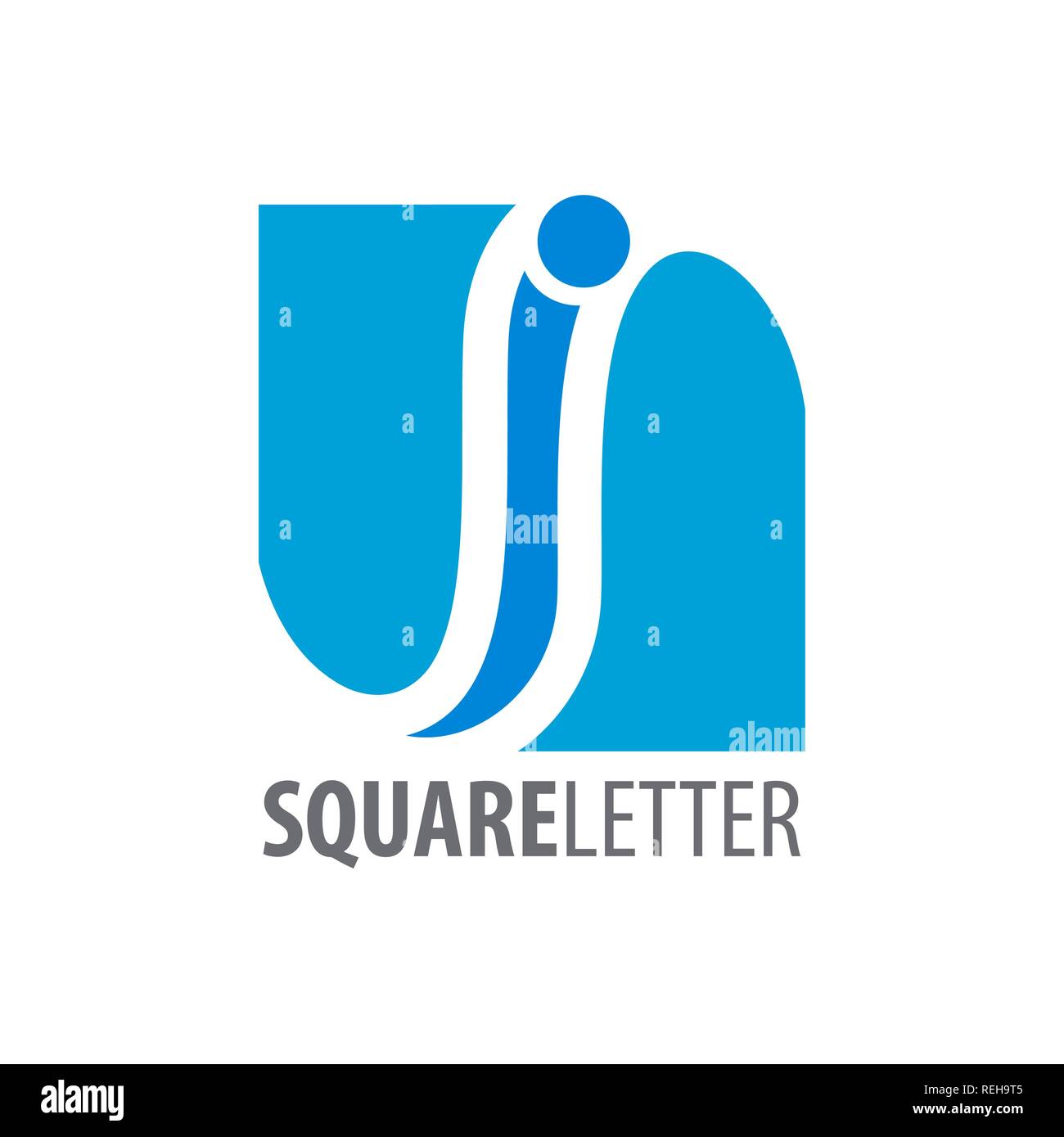 Square initial letter I logo concept design. Symbol graphic template element vector Stock Vector ...