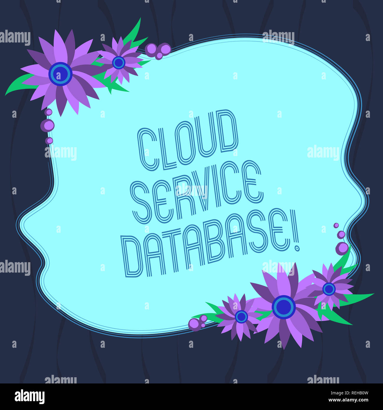 Word Writing Text Cloud Service Database Business Concept For Optimized Virtualized Computing