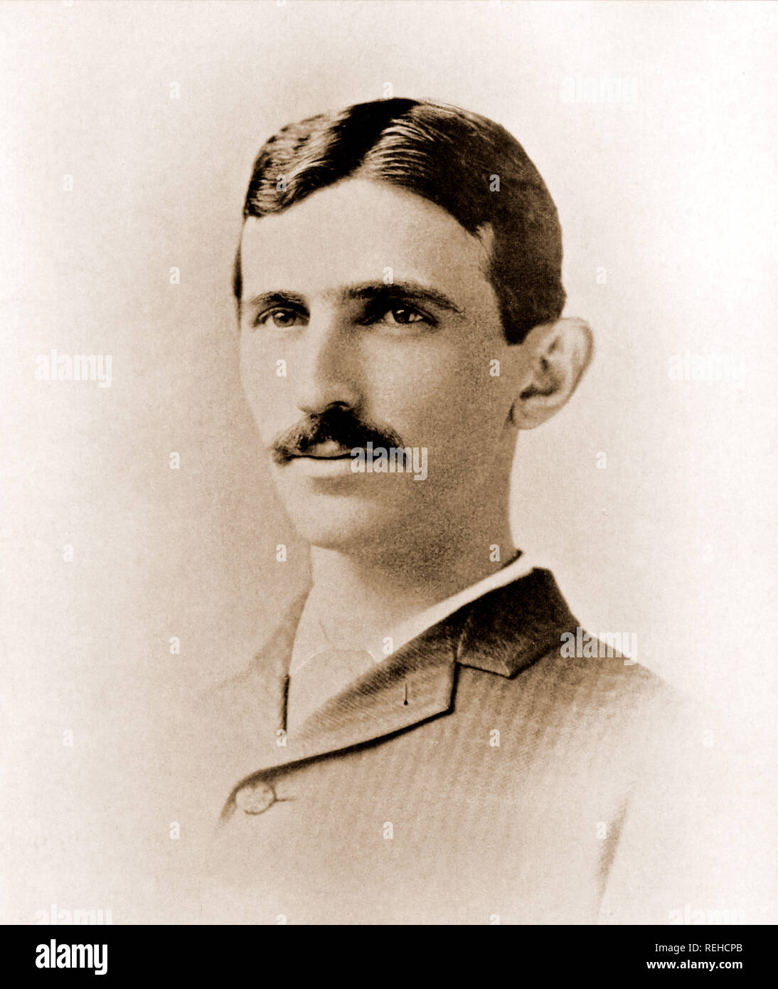 Young Nikola Tesla Stock Photo - Alamy