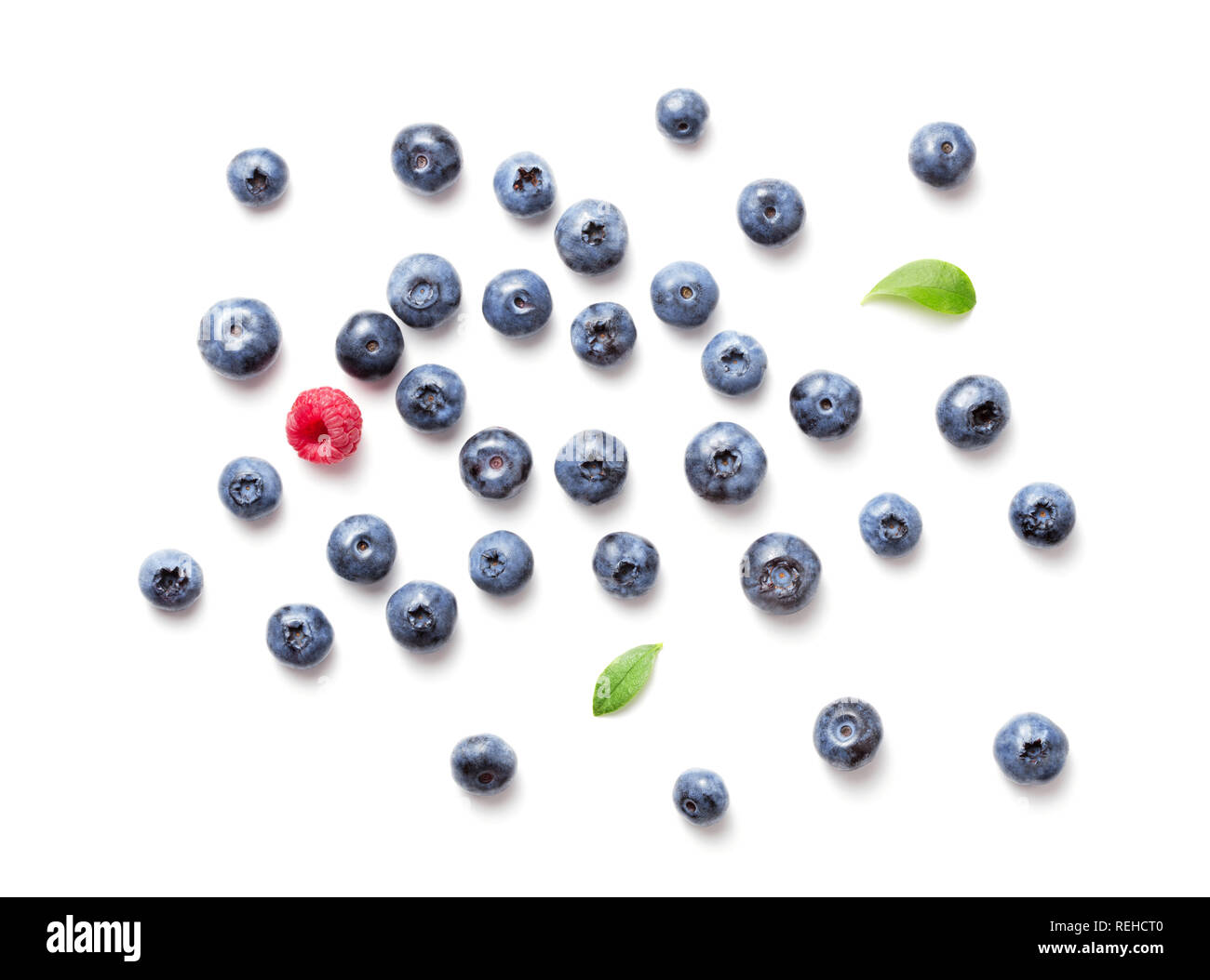 Fruit berries top view Cut Out Stock Images & Pictures - Alamy
