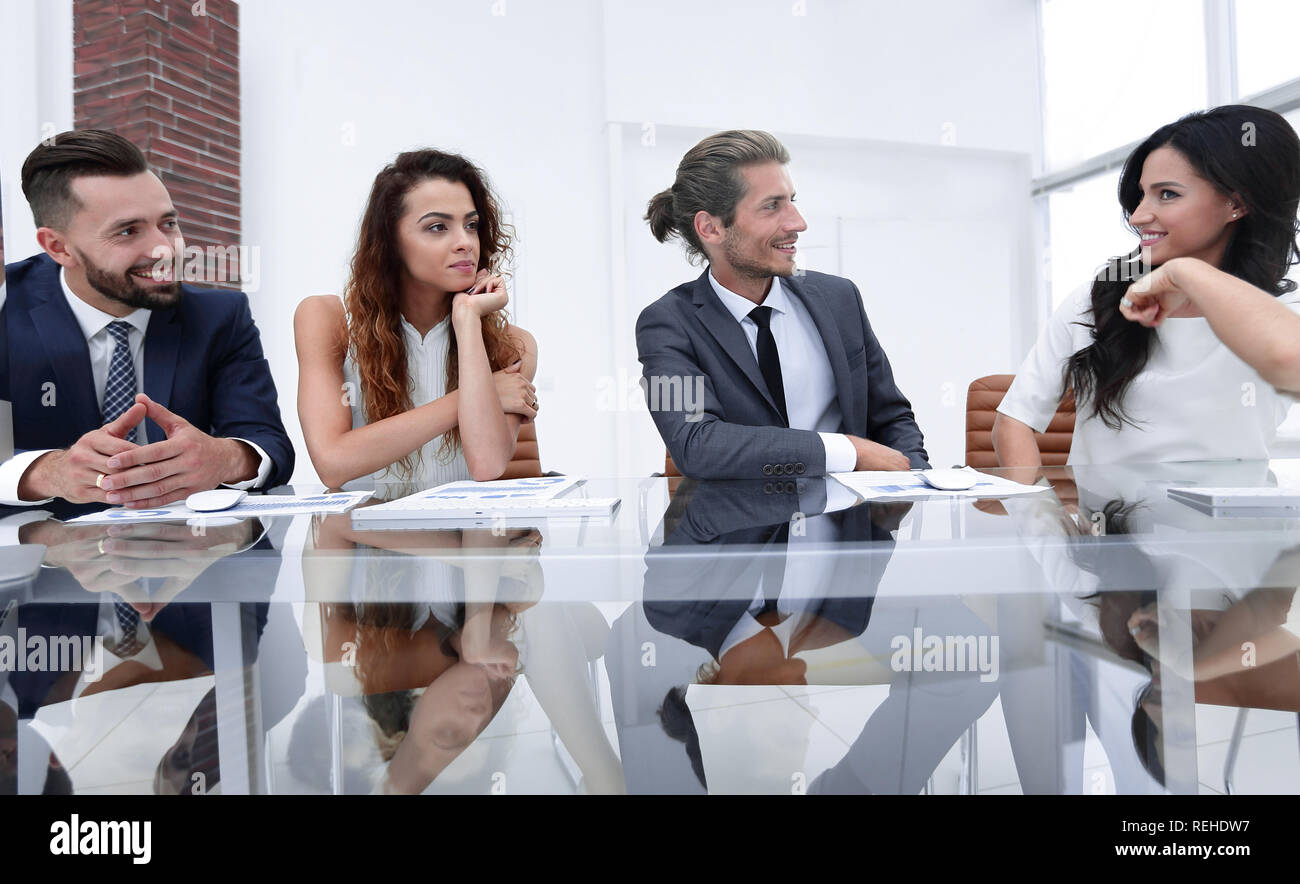 Professional business team colleagues discusses hi-res stock ...