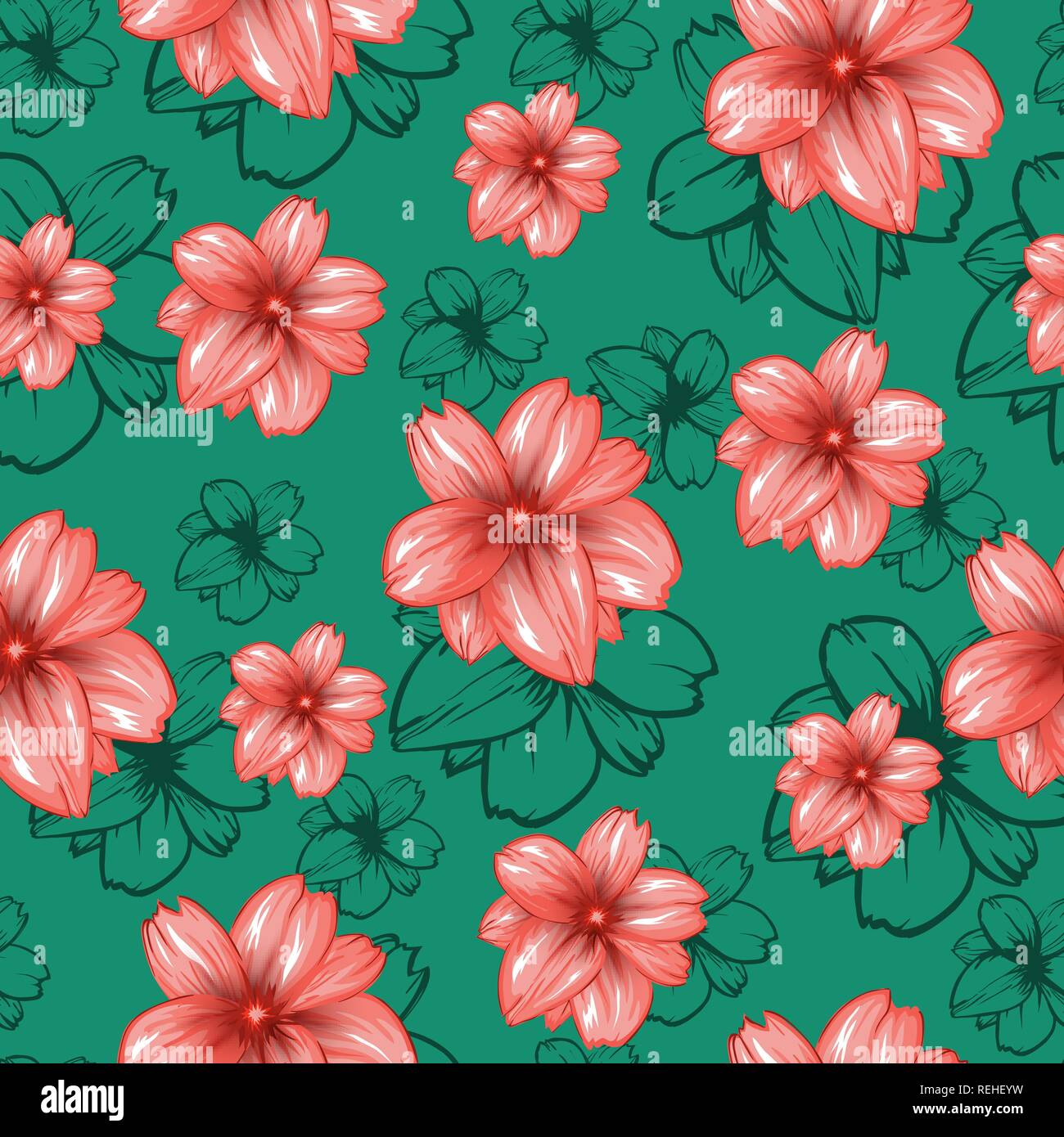 Tablecloth Flower Texture