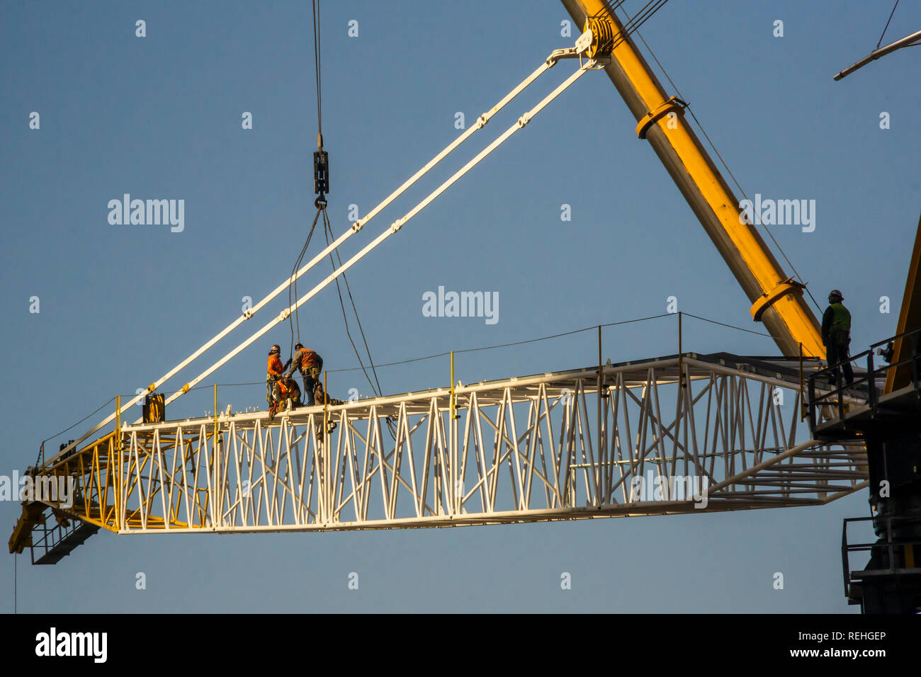 Side boom crane hi-res stock photography and images - Alamy