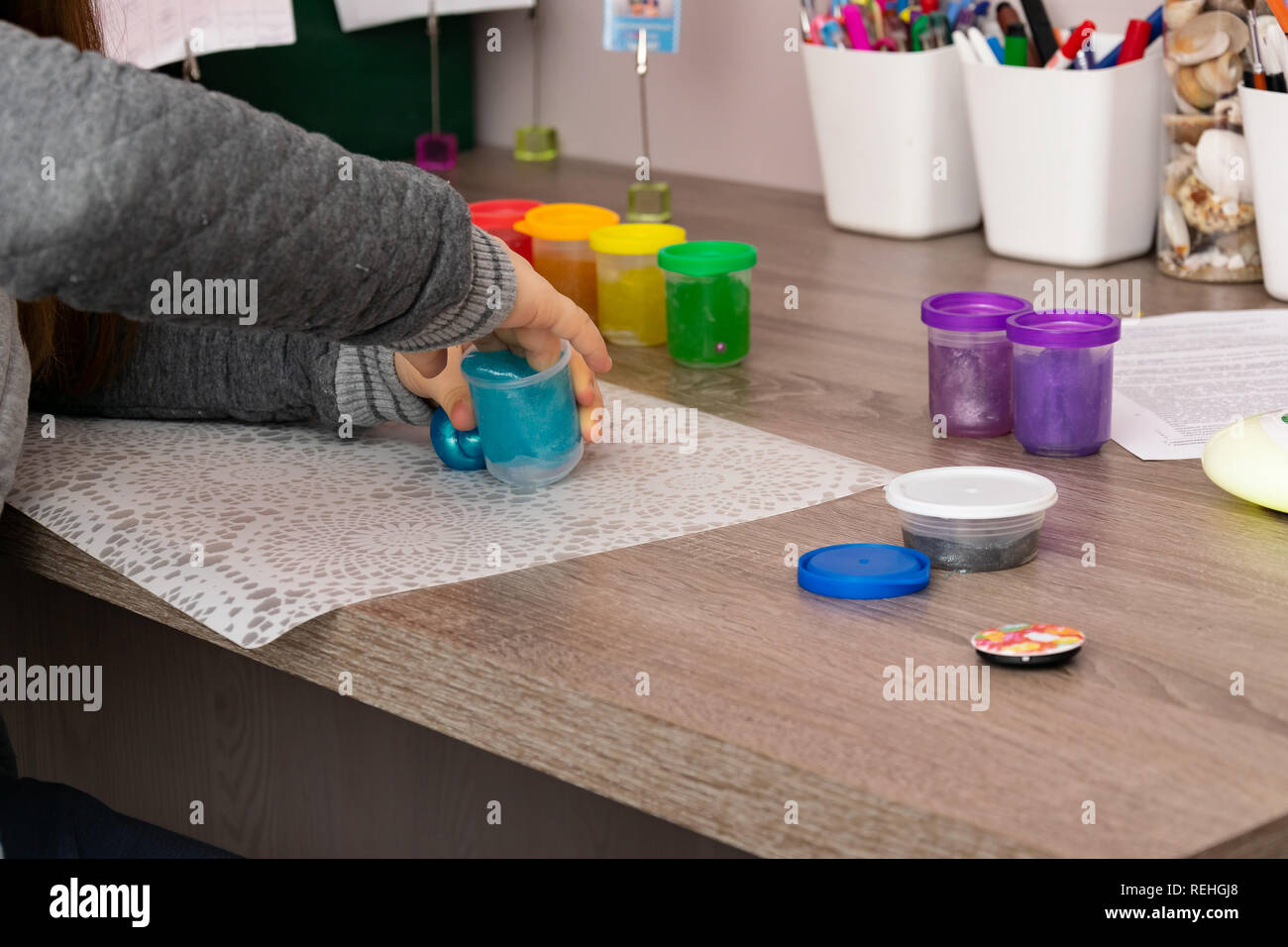 Slime lab hi-res stock photography and images - Alamy