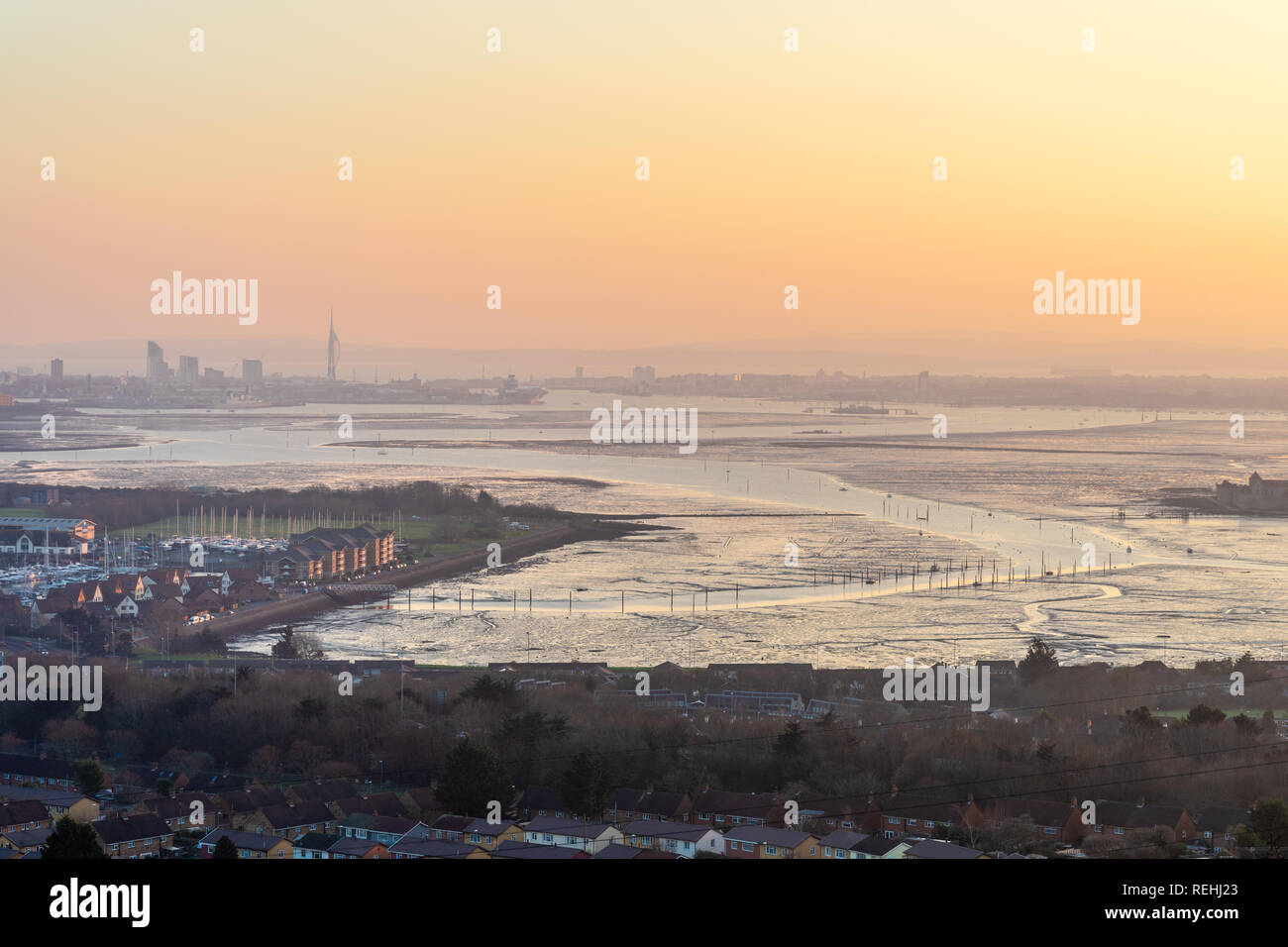 View From Portsdown Hill Stock Photos & View From Portsdown Hill Stock ...