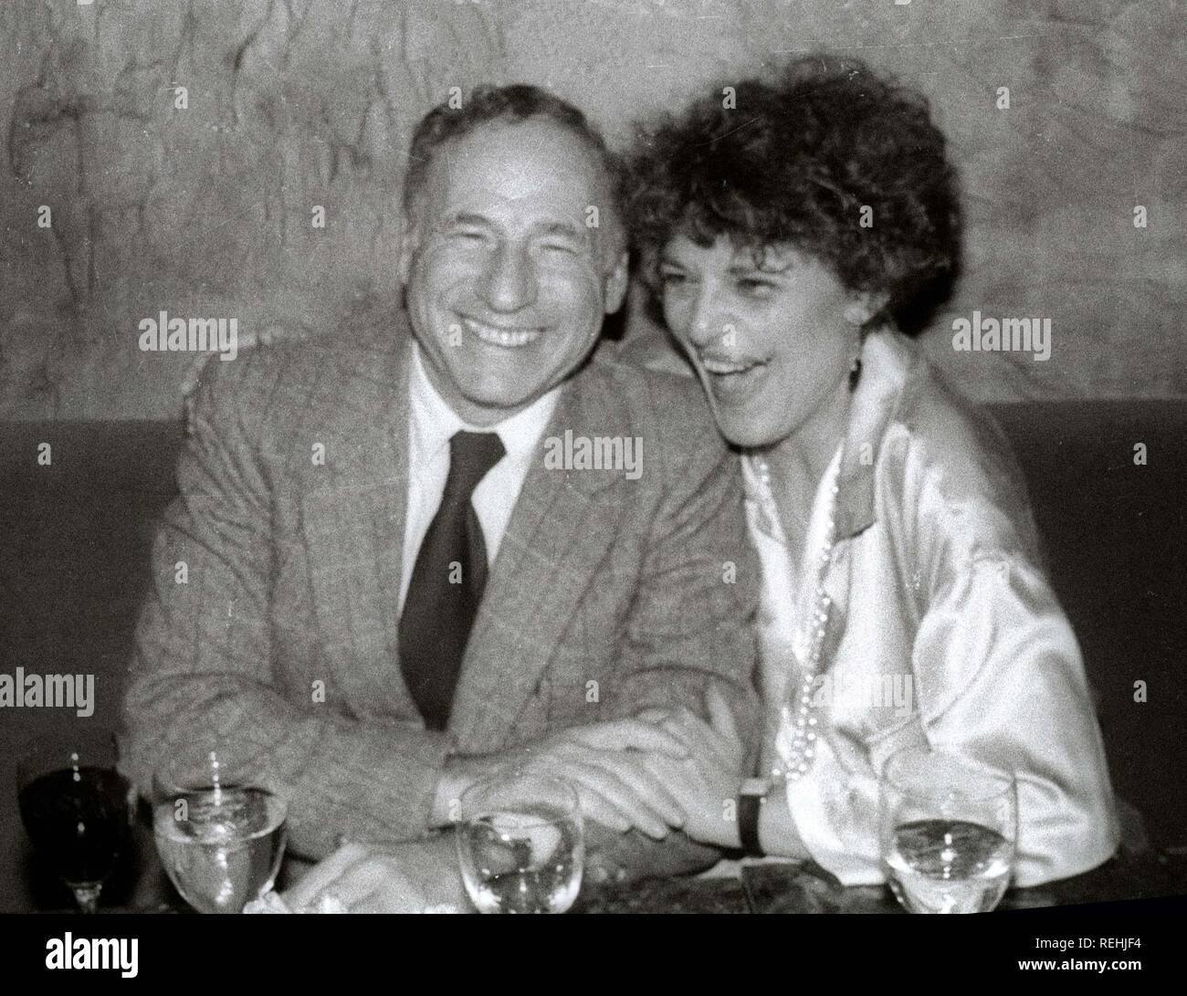 Mel Brooks and wife #AnnBancroft Undated Photo By John Barrett ...