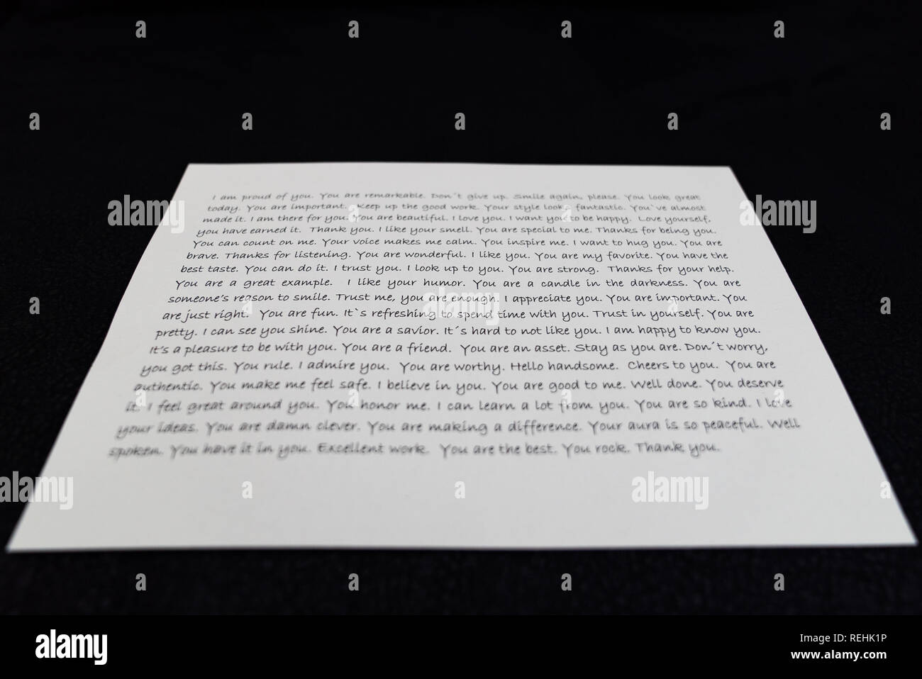 List of positive phrases hi-res stock photography and images - Alamy