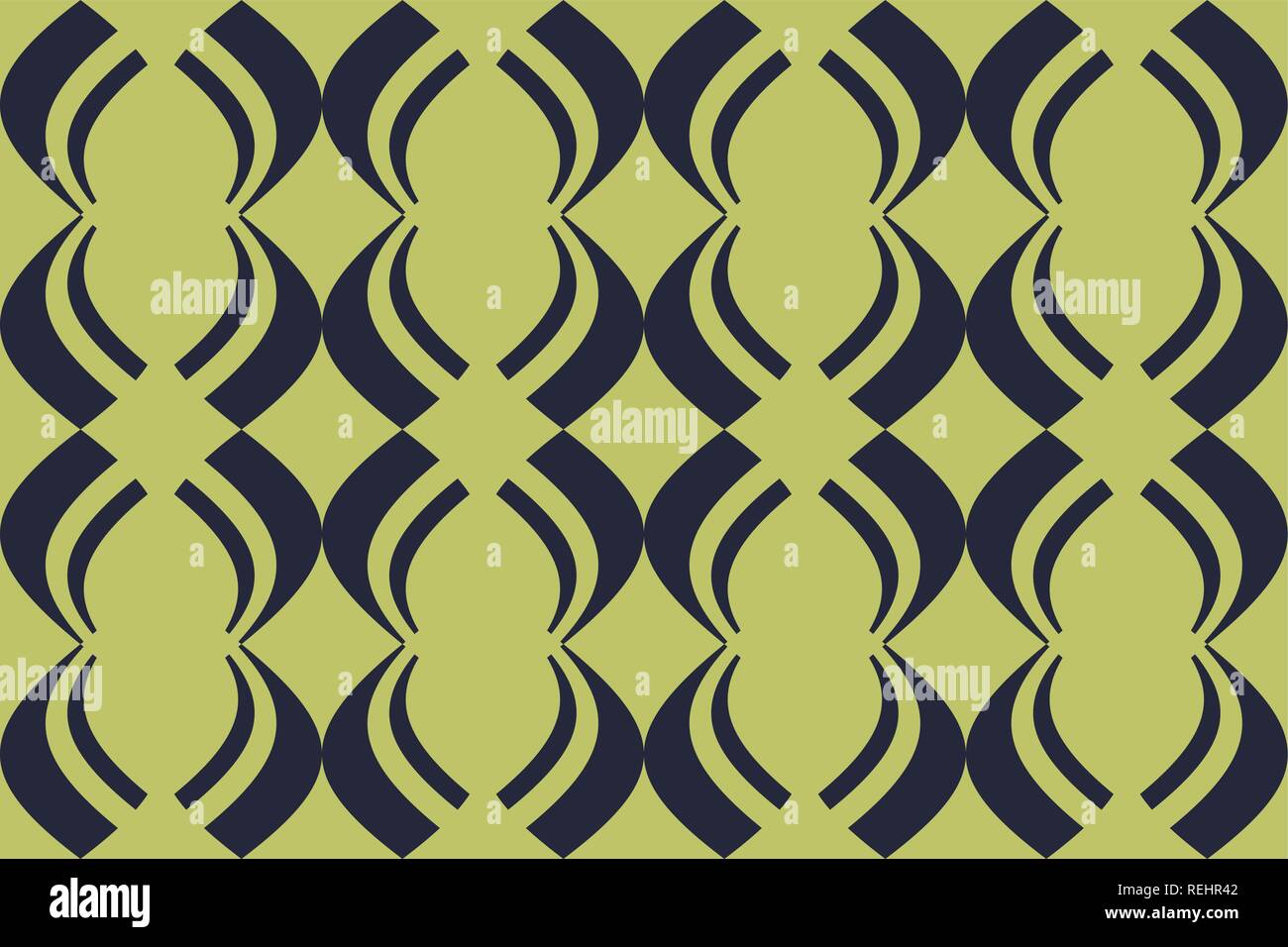 Seamless, abstract background pattern made curvy shapes in blue and ...