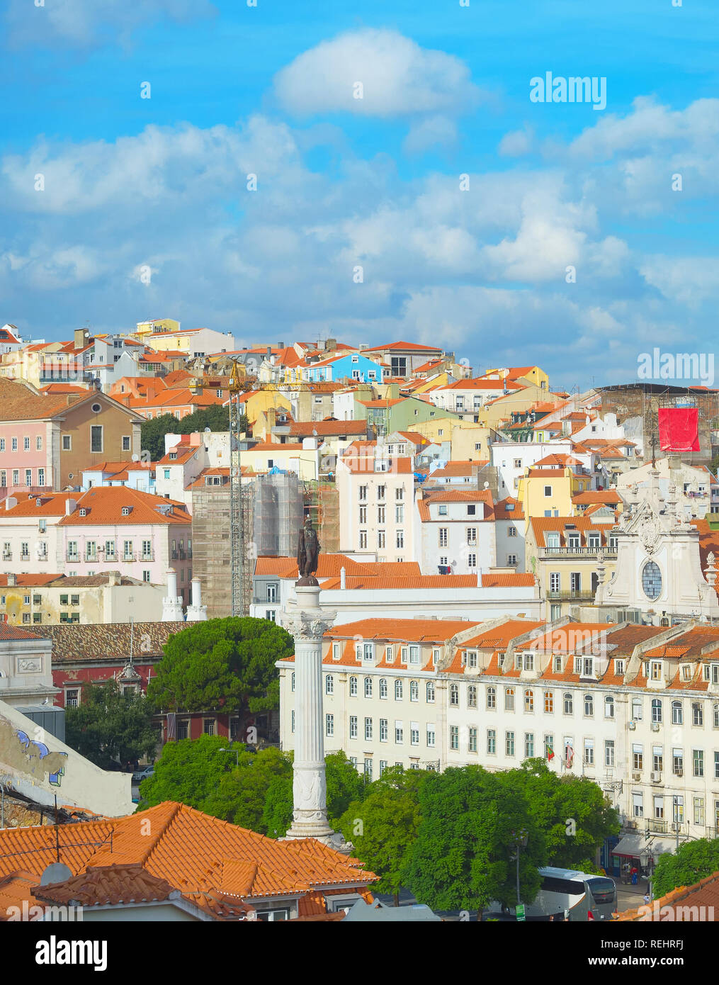 Lisbon skyline with color buildings hi-res stock photography and images ...