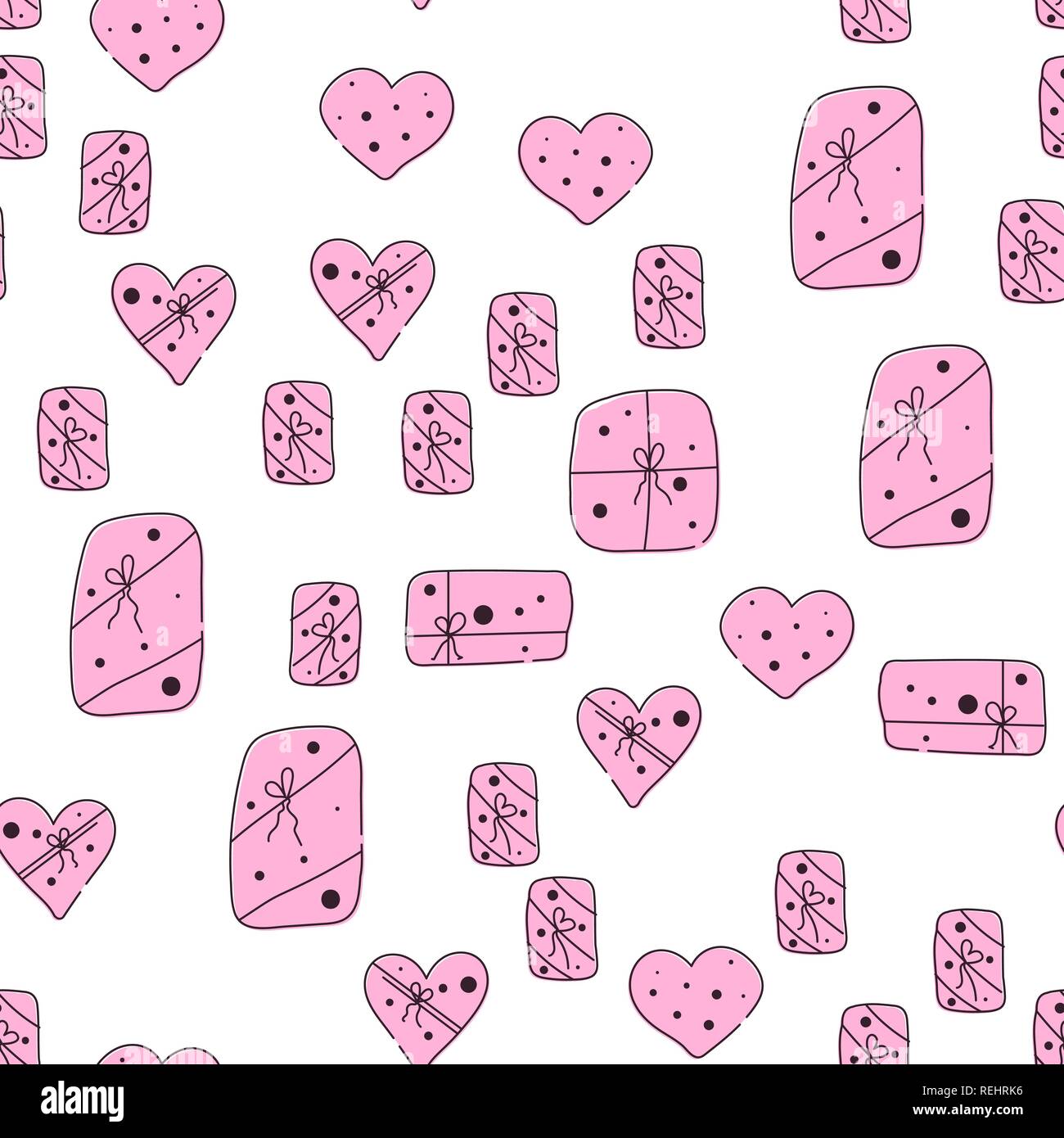 Seamless love pattern hi-res stock photography and images - Alamy