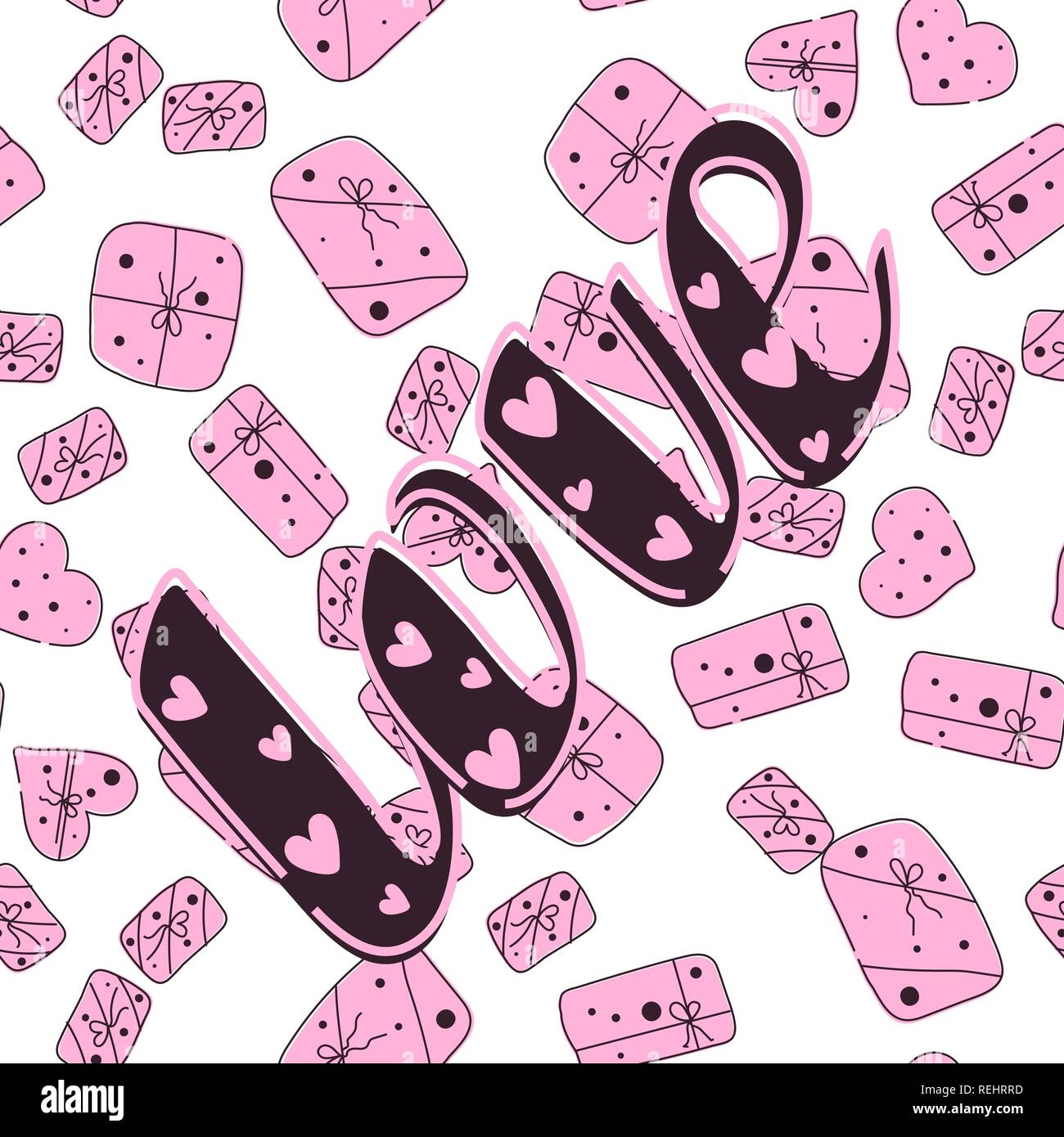 Happy birthday pattern seamless Stock Vector Images - Alamy