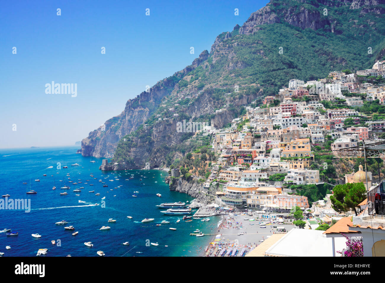 Positano resort, Italy Stock Photo - Alamy
