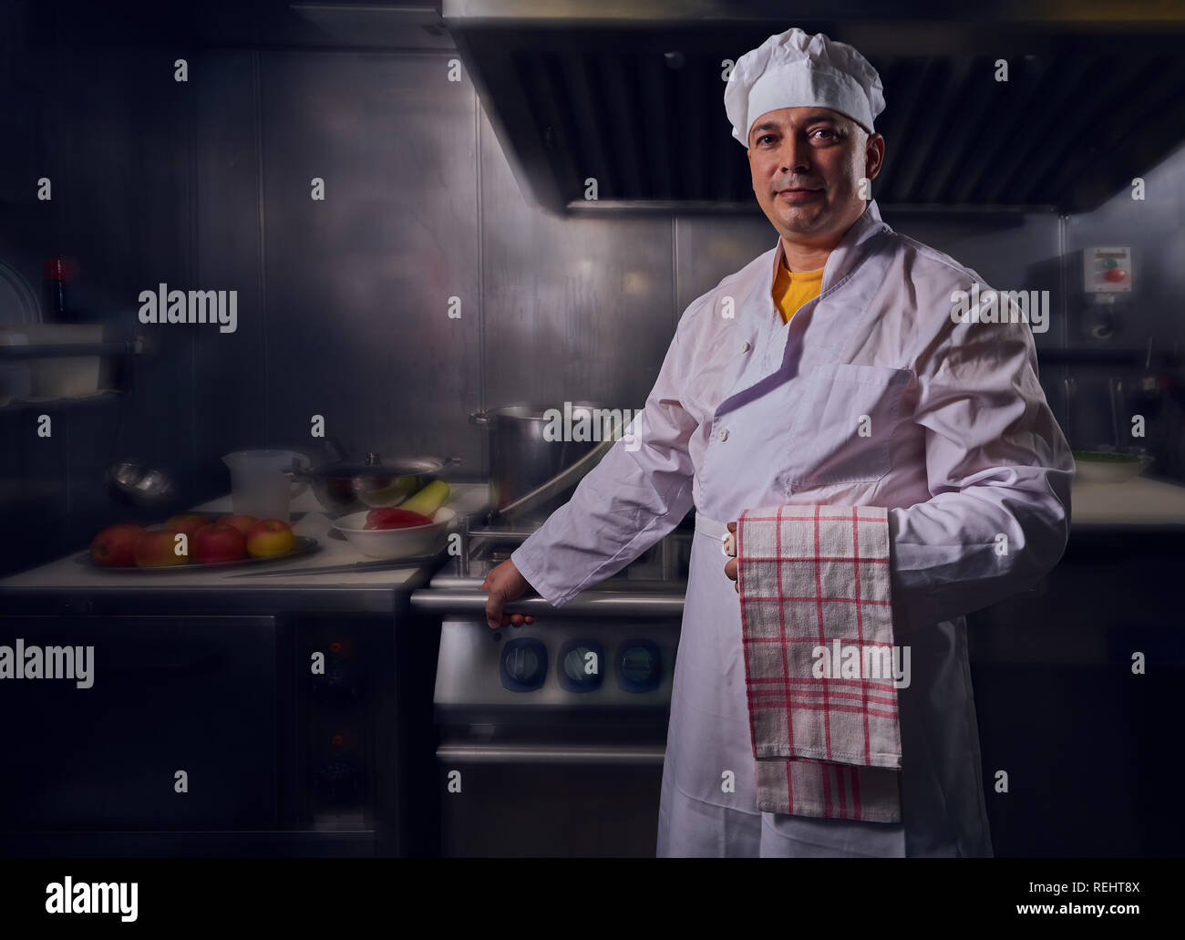 Chef cook, great design for any purposes. Cooking concept. Kitchen ...