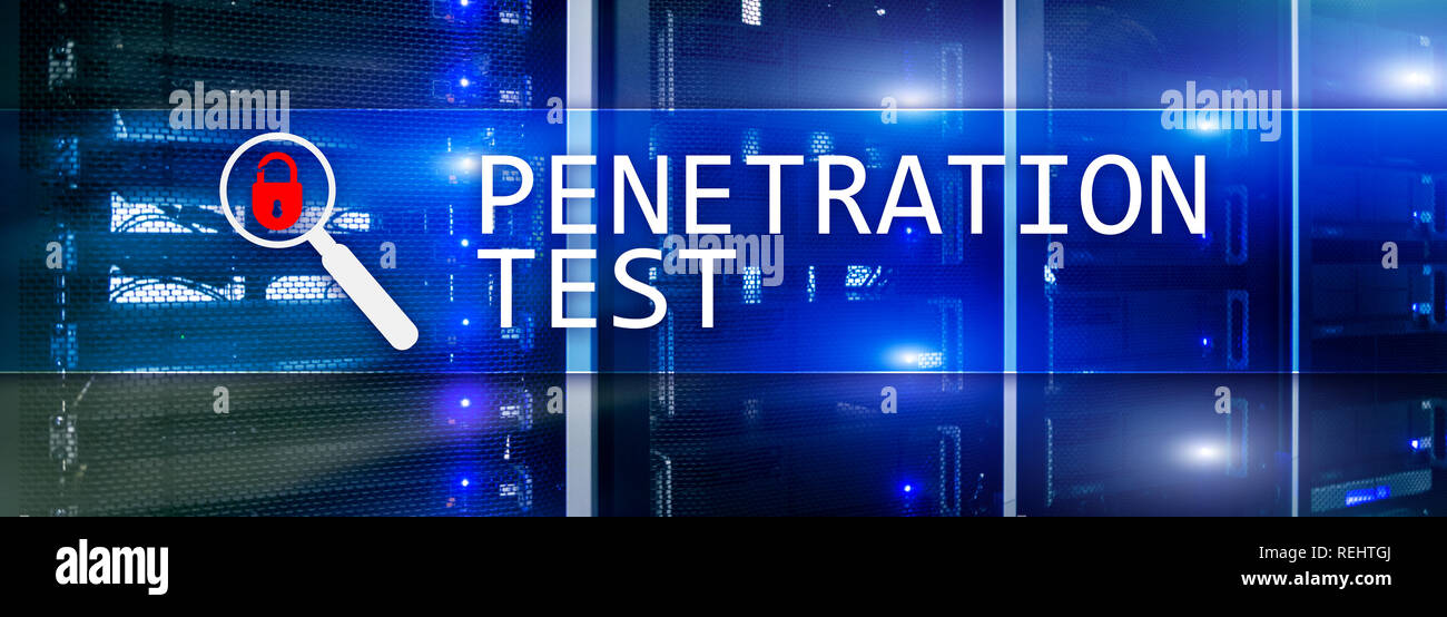 Penetration test. Cybersecurity and data protection. Hacker attack ...